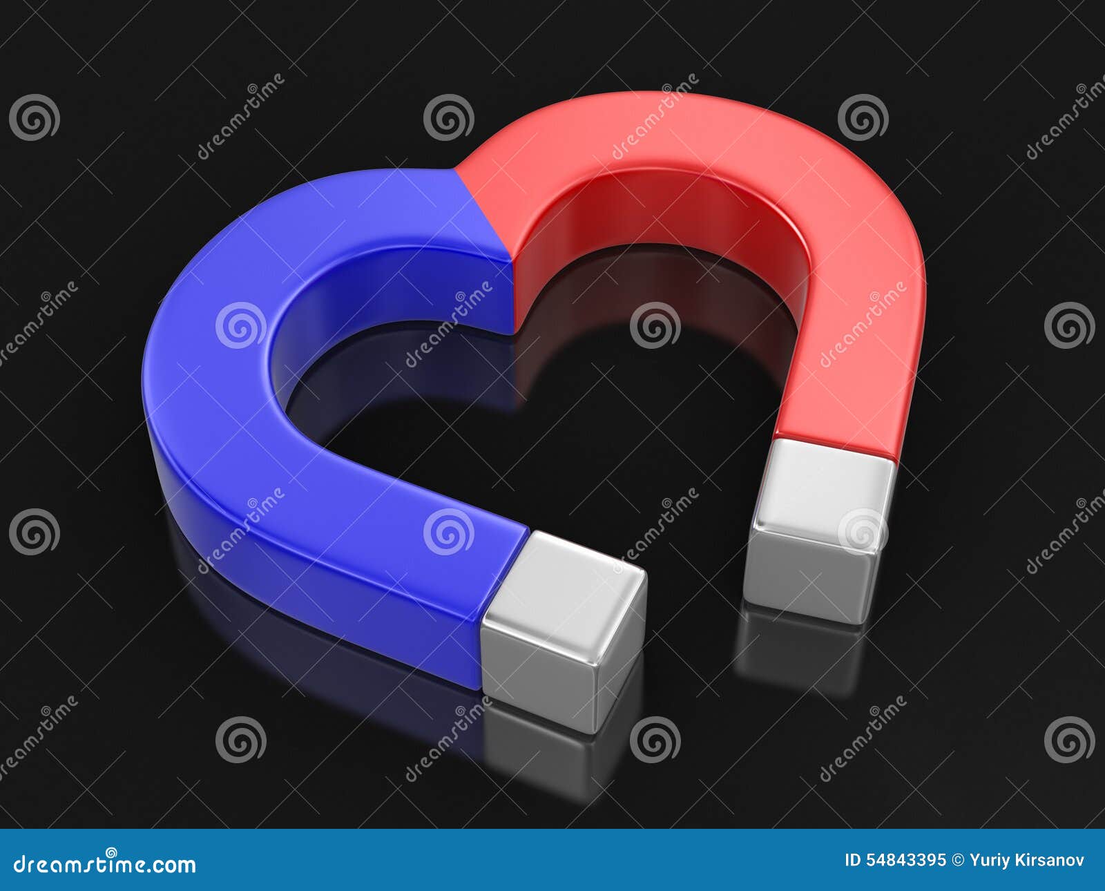 Magnet Heart (clipping Path Included) Stock Illustration - Illustration ...