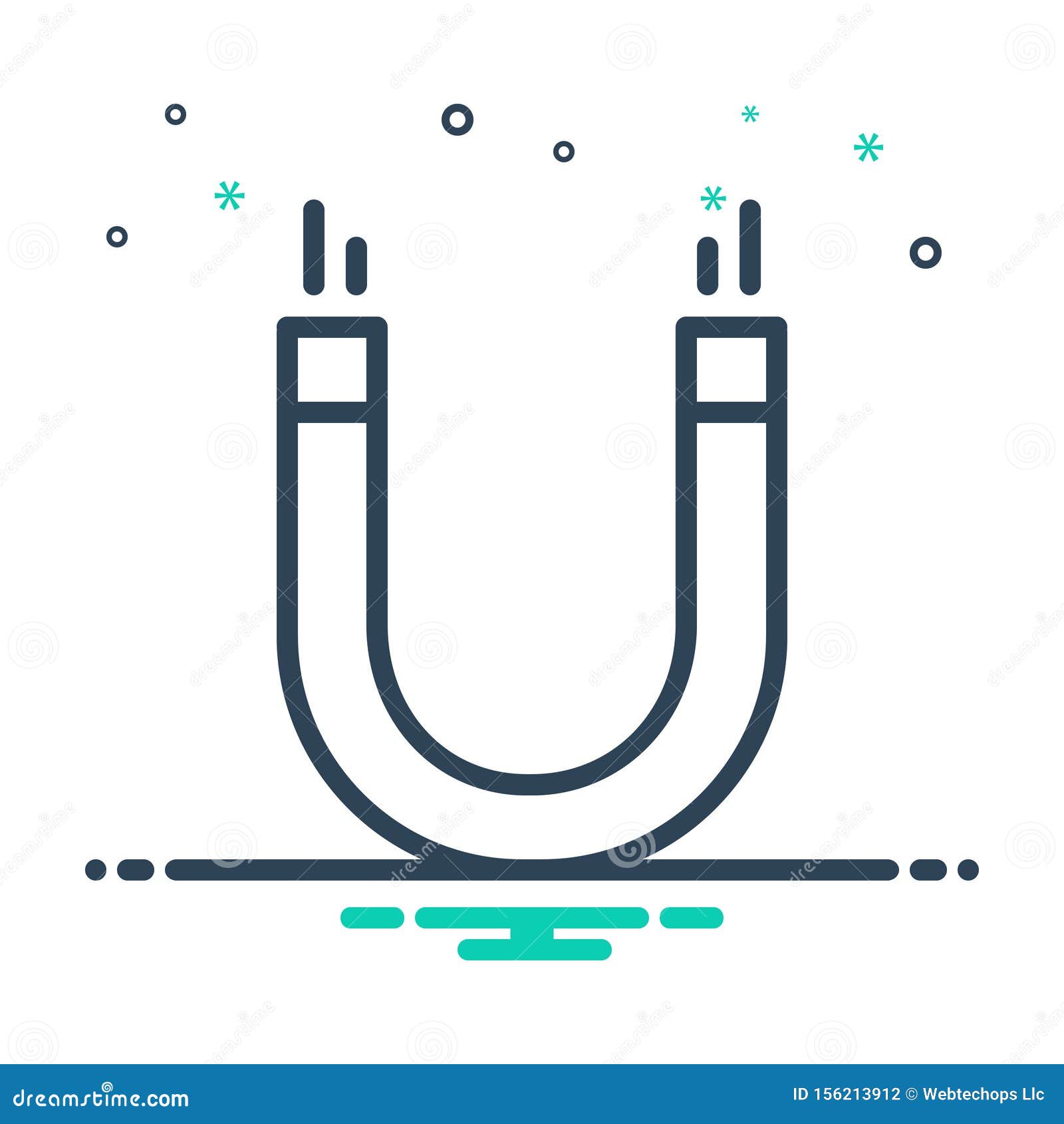 Magnet Logo. M Letter. Industrial Work Identity. Corporate Style ...