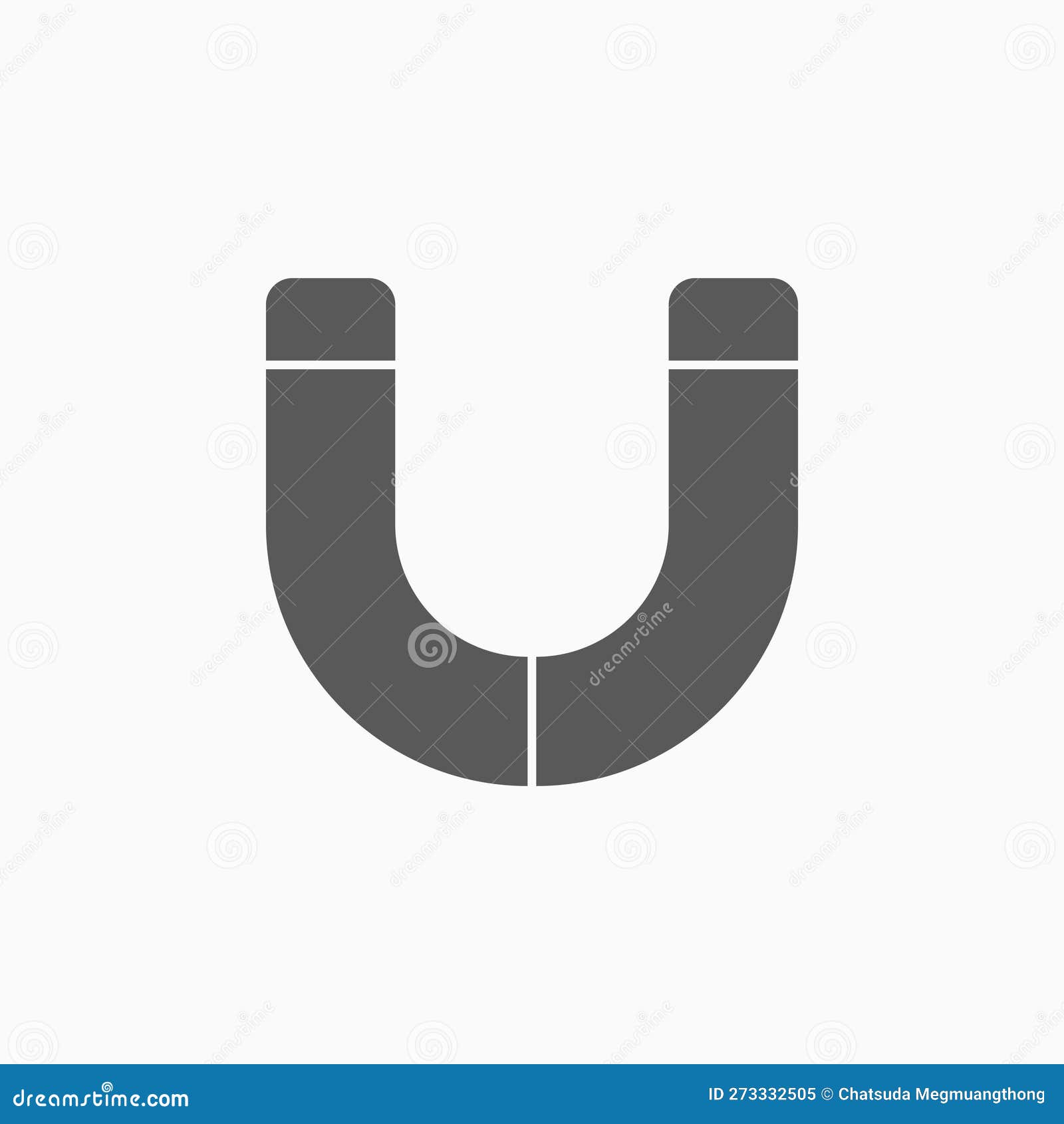 Polarity Magnet Icon Cartoon Vector | CartoonDealer.com #140348323