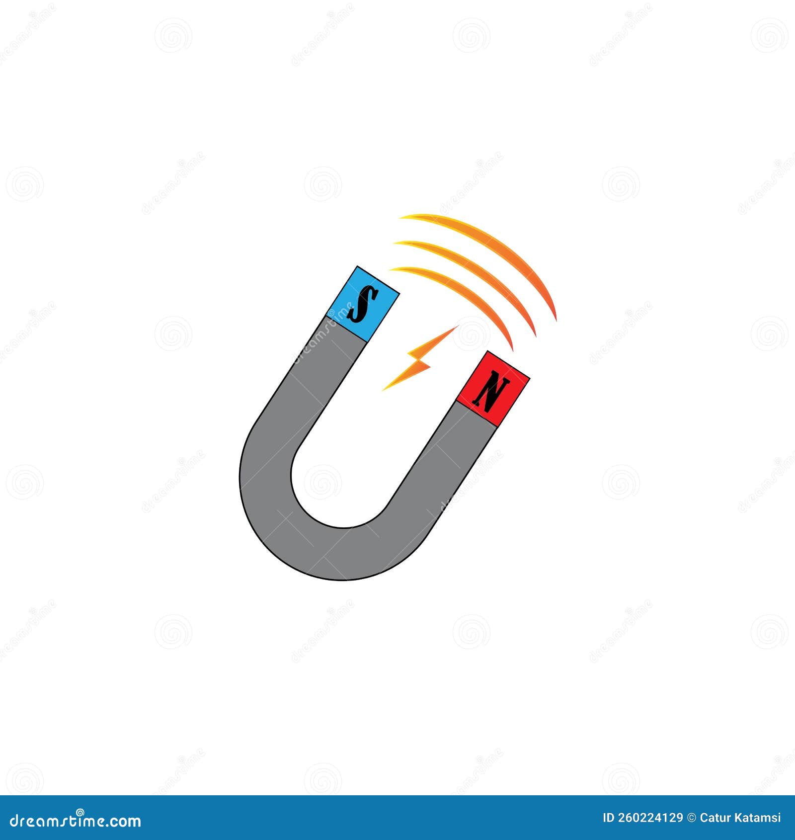 Magnet Icon Logo Icon Vector Stock Illustration - Illustration of ...