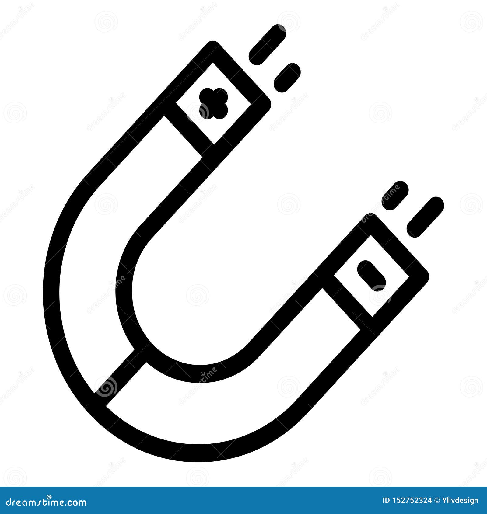 Magnet icon, outline style stock vector. Illustration of force - 152752324 Magnet icon, outline style stock vector. Illustration of force - 152752324