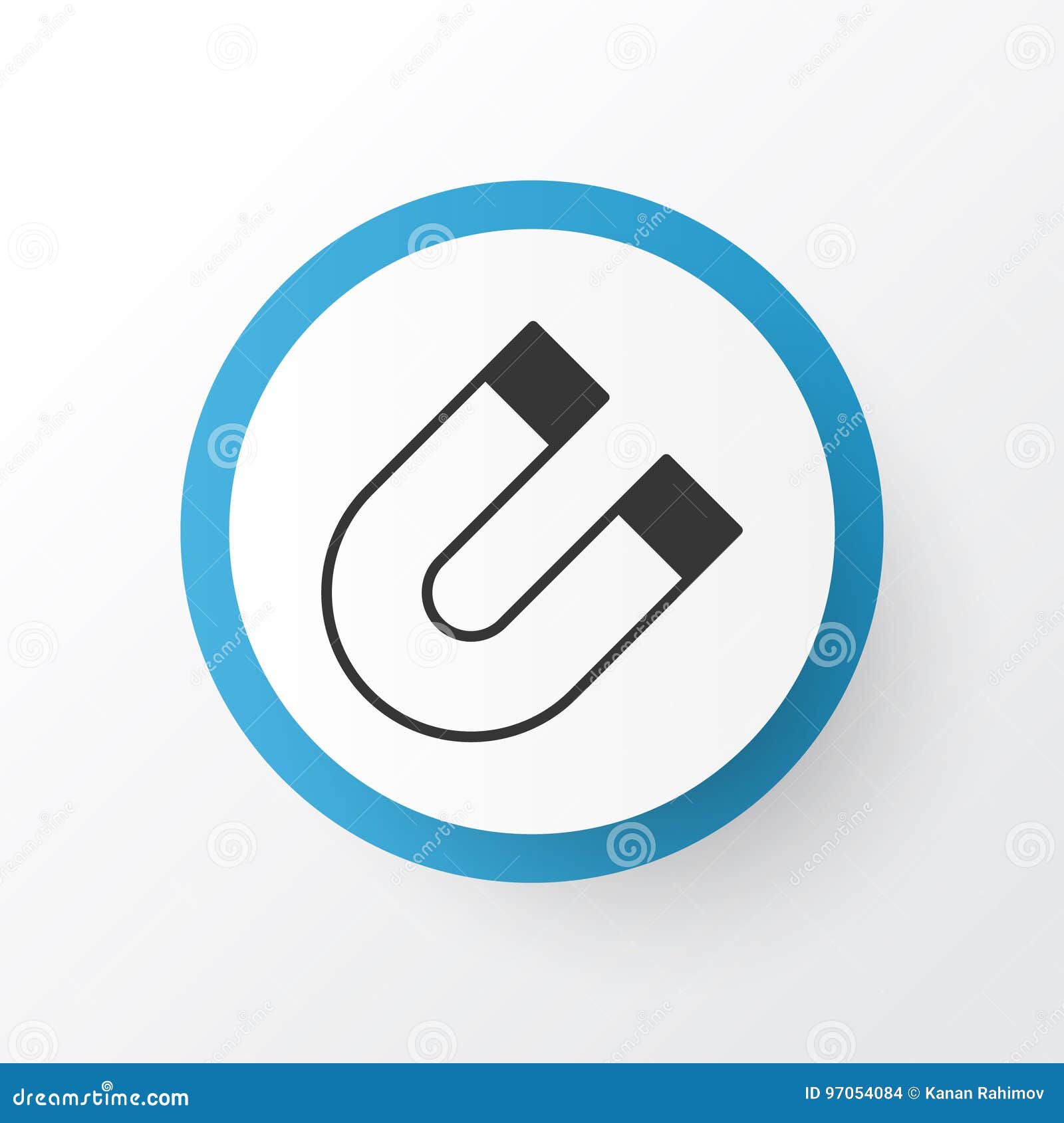 Magnet Icon Symbol. Premium Quality Attraction Element in Trendy Style ...