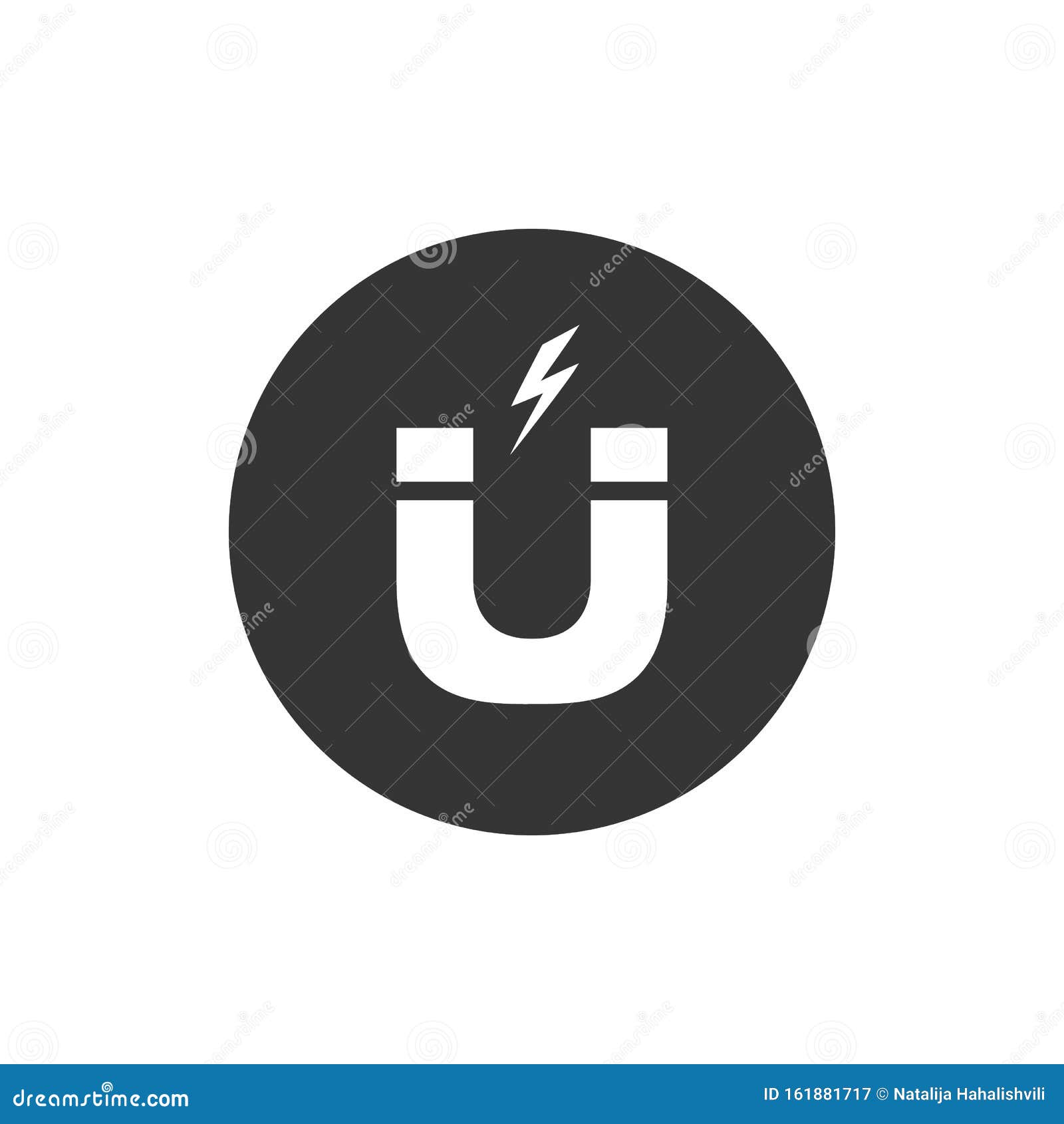 Magnet Icon on White. Vector Illustration Flat Style Stock Vector ...