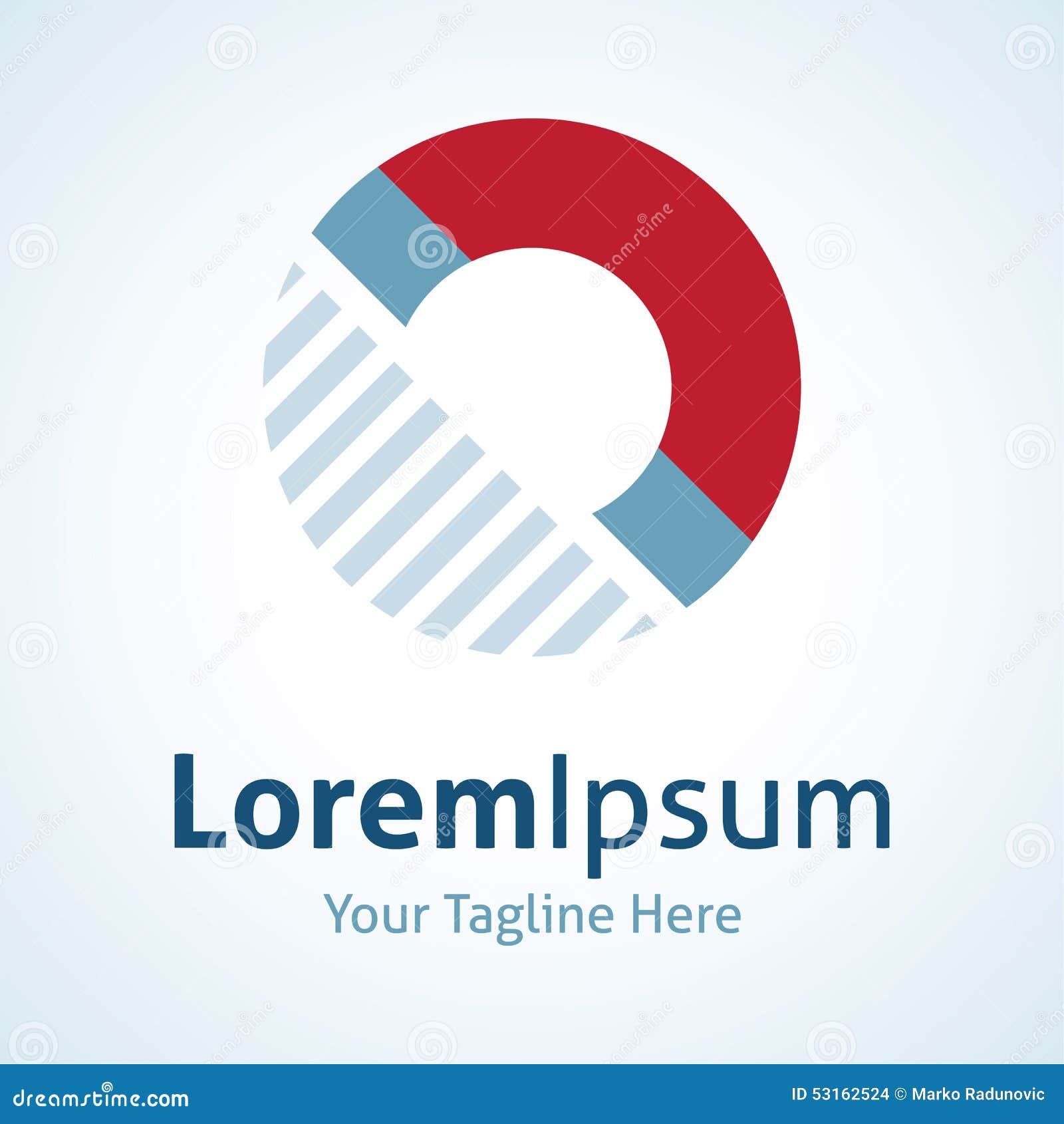 Magnet Invisible Force Physics Law Logo Icon Royalty-Free Stock Image ...