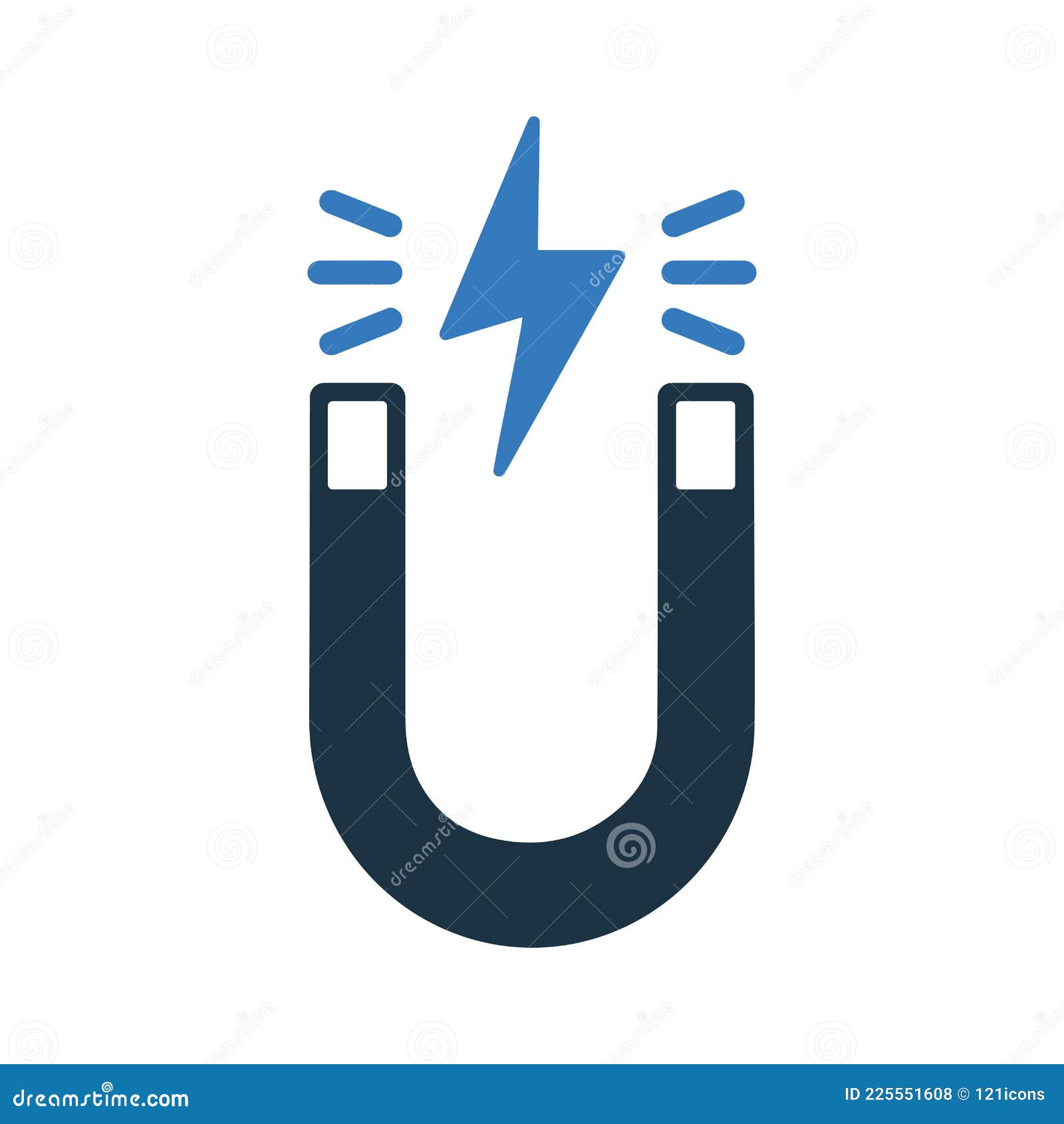 Magnet, Magnetic Icon. Simple Editable Vector Illustration Stock Vector ...