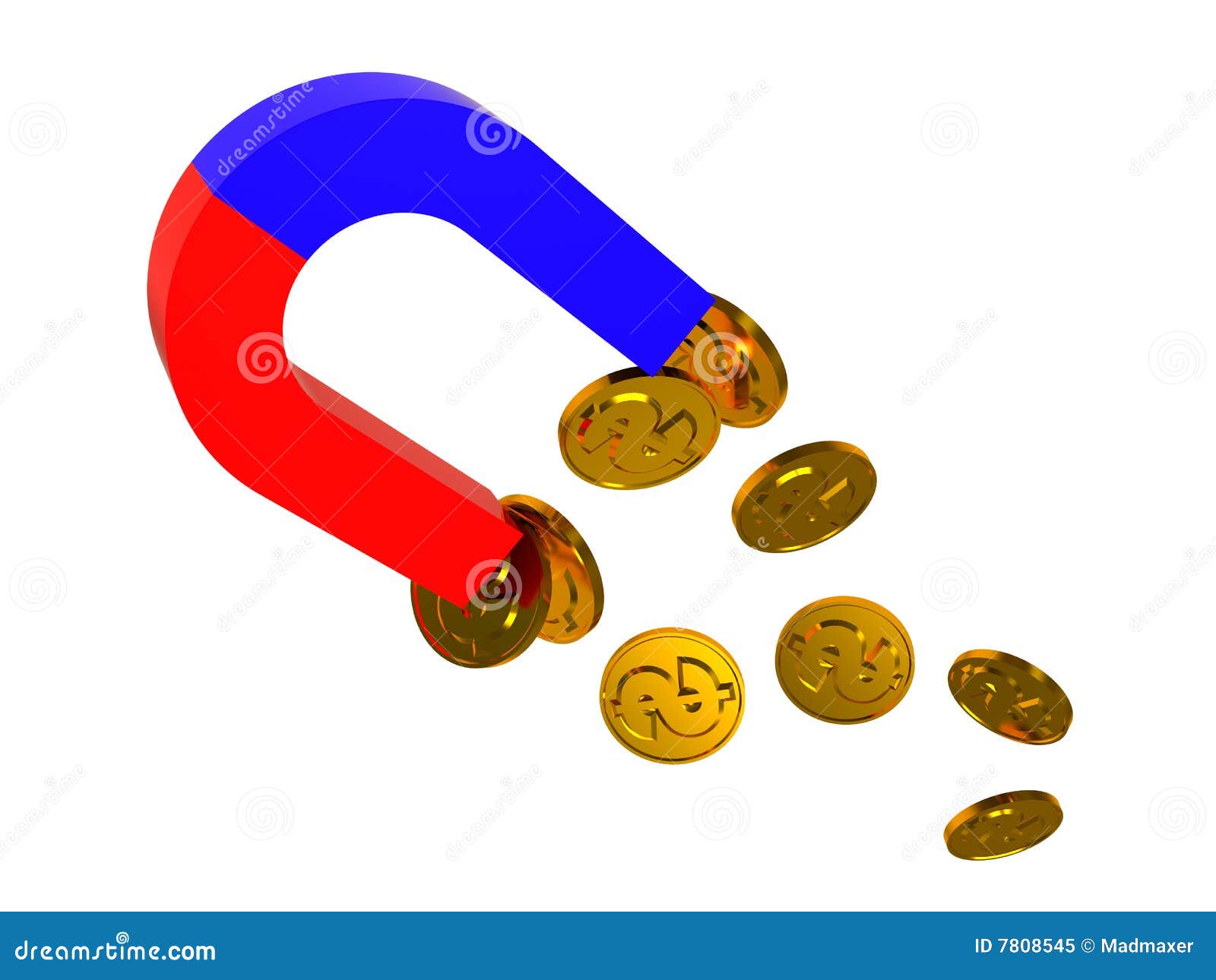 Magnet And Money Picture. Image: 7808545