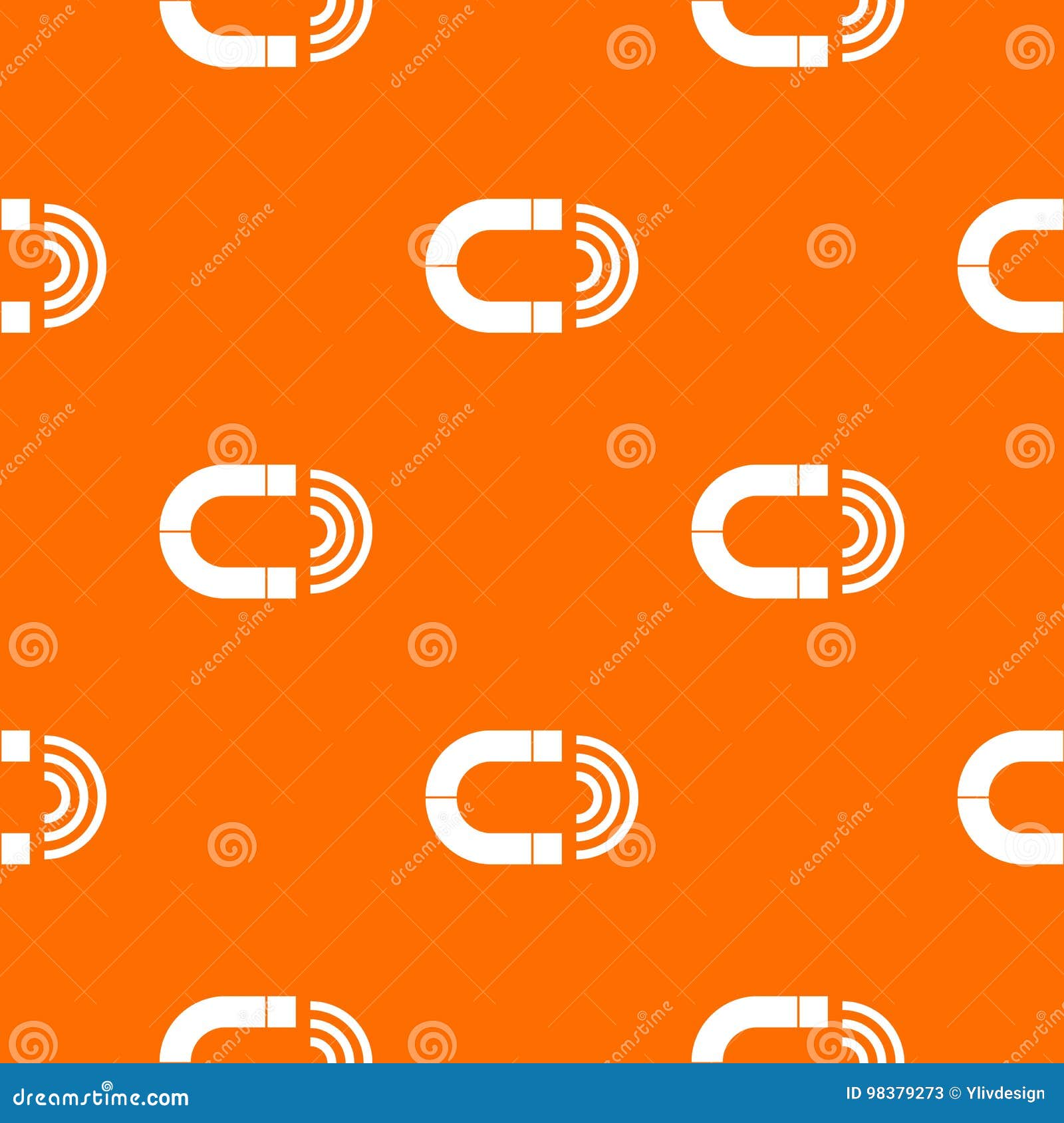 Magnet pattern seamless stock vector. Illustration of electric - 98379273