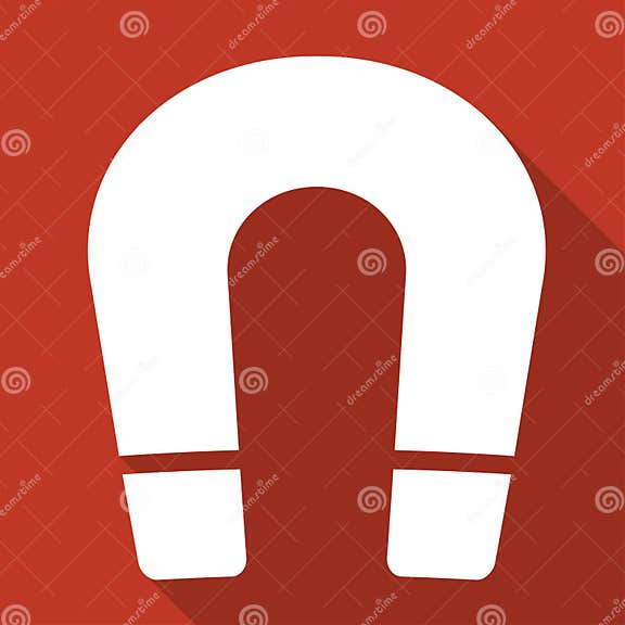 Magnet Symbol. Electromagnetism Symbol Stock Vector - Illustration of ...