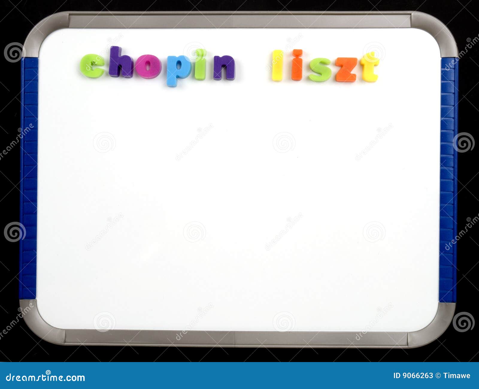 Magnetic Board - Chopin Liszt Stock Image - Image of joke, white: 9066263