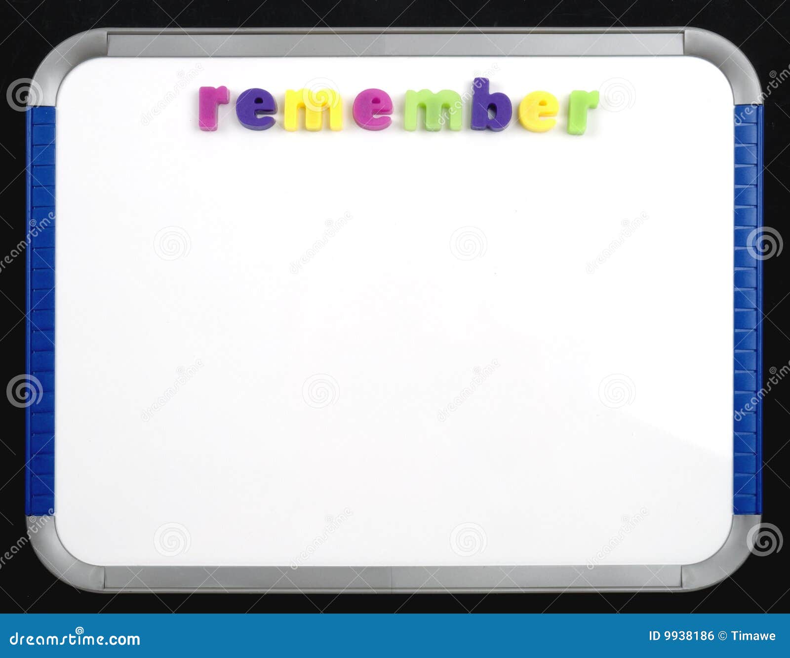 Magnetic Board - Remember stock photo. Image of colour - 9938186