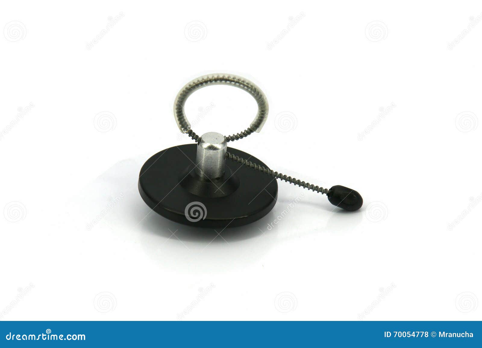 Magnetic Bottle Security Tag Isolated on White Background Stock Photo ...