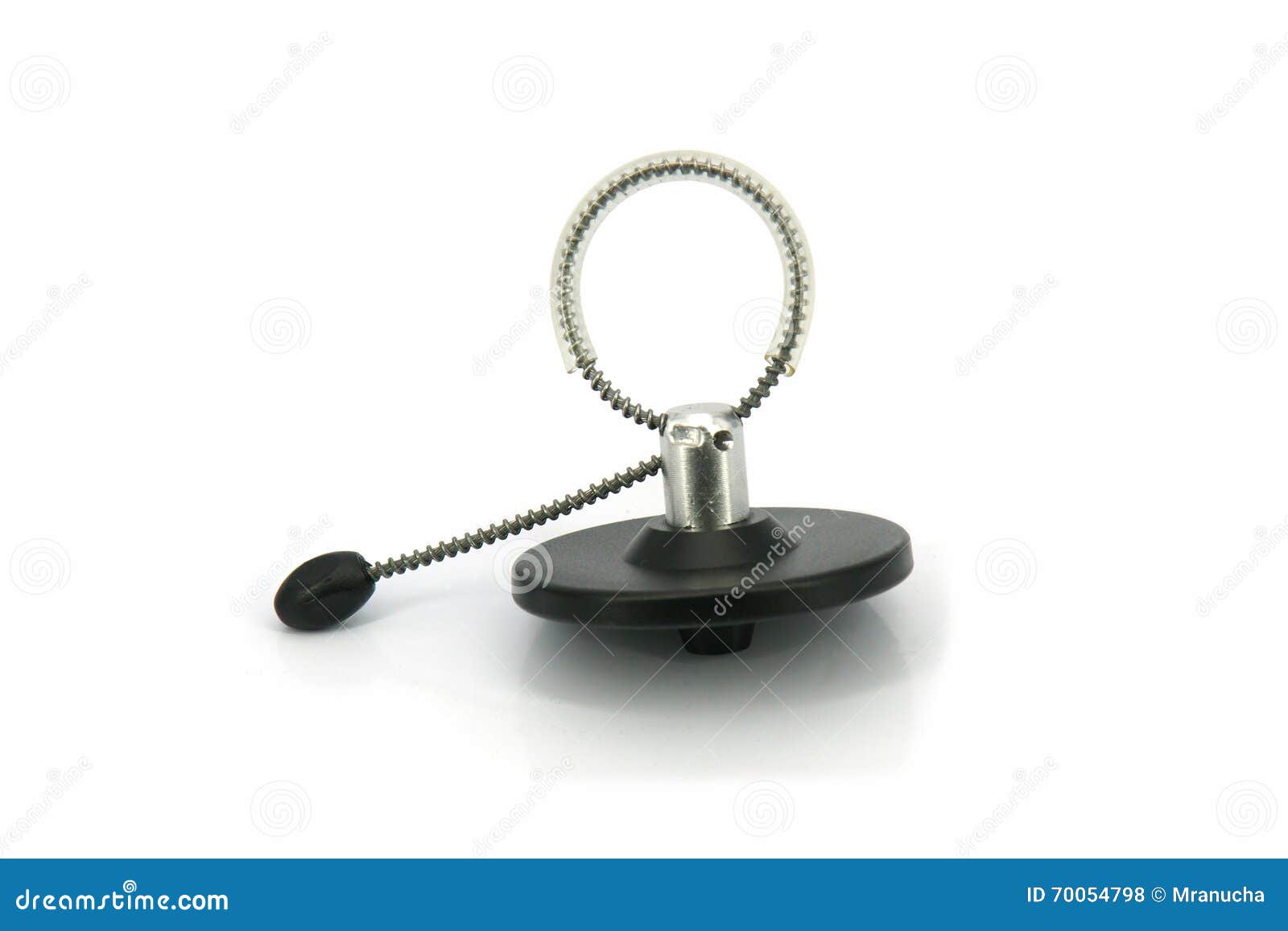 Magnetic Bottle Security Tag Isolated on White Background Stock Photo ...