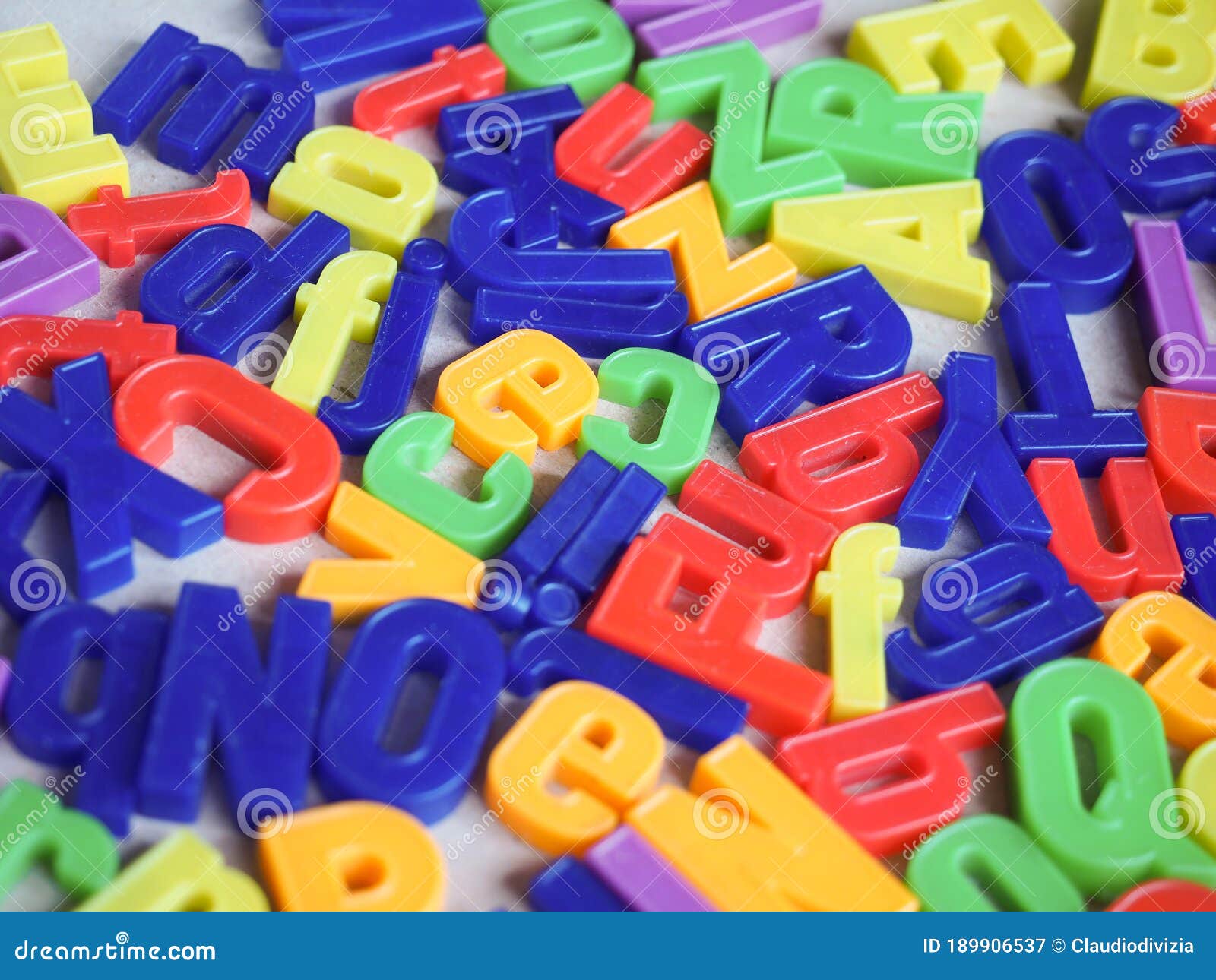 Magnetic Capital Alphabet Letters Stock Image - Image of play, plastic ...