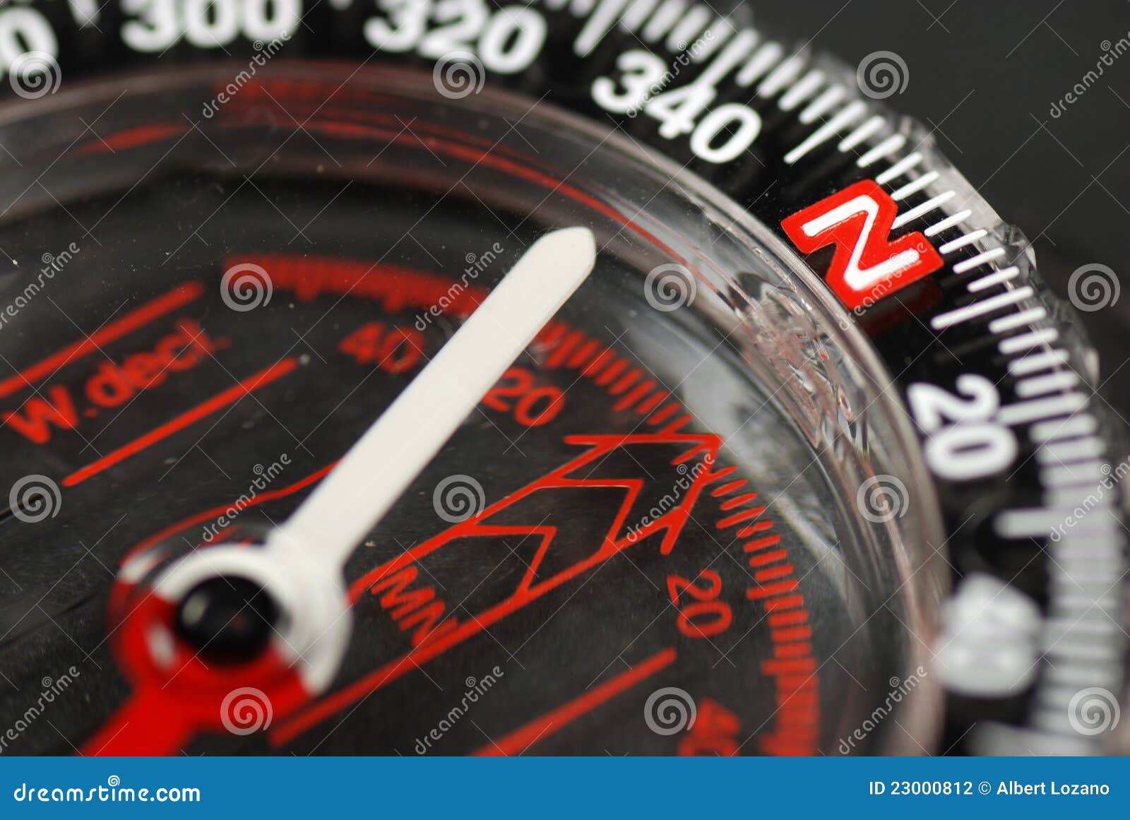 Magnetic compass stock photo. Image of survey, navigate - 23000812