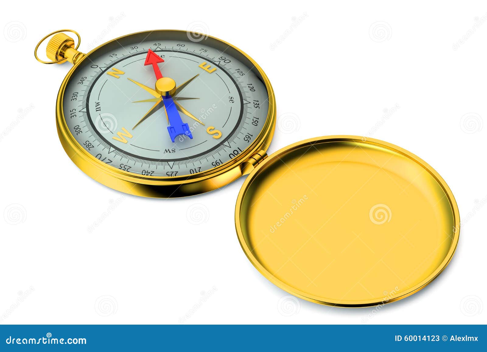 Magnetic compass stock illustration. Illustration of arrow - 60014123