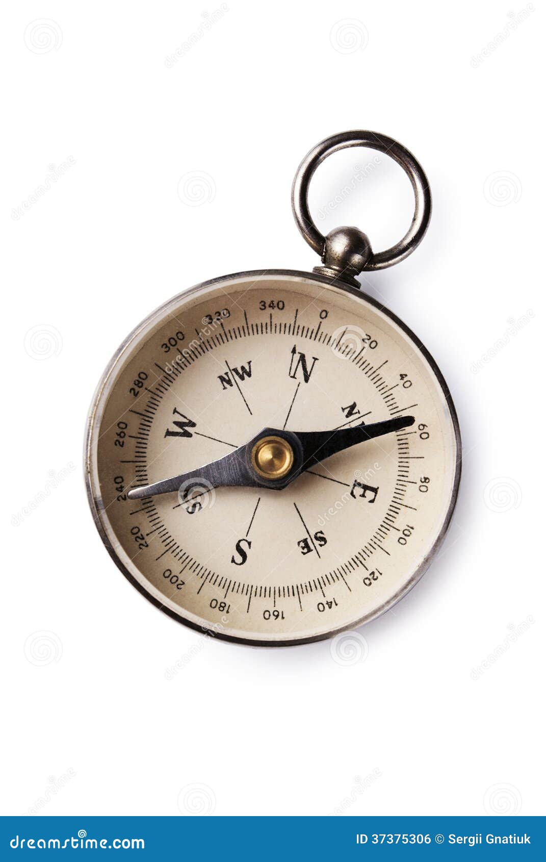 Magnetic compass on white stock photo. Image of navigating - 37375306
