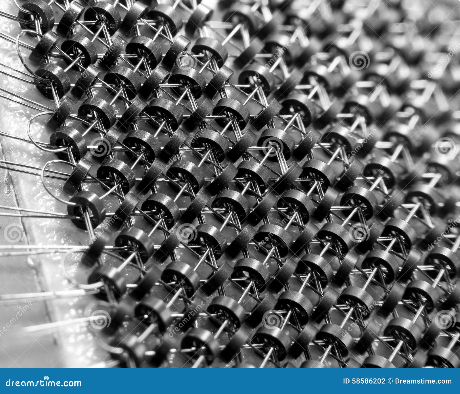 Magnetic Core Memory stock photo. Image of memory, macro - 58586202