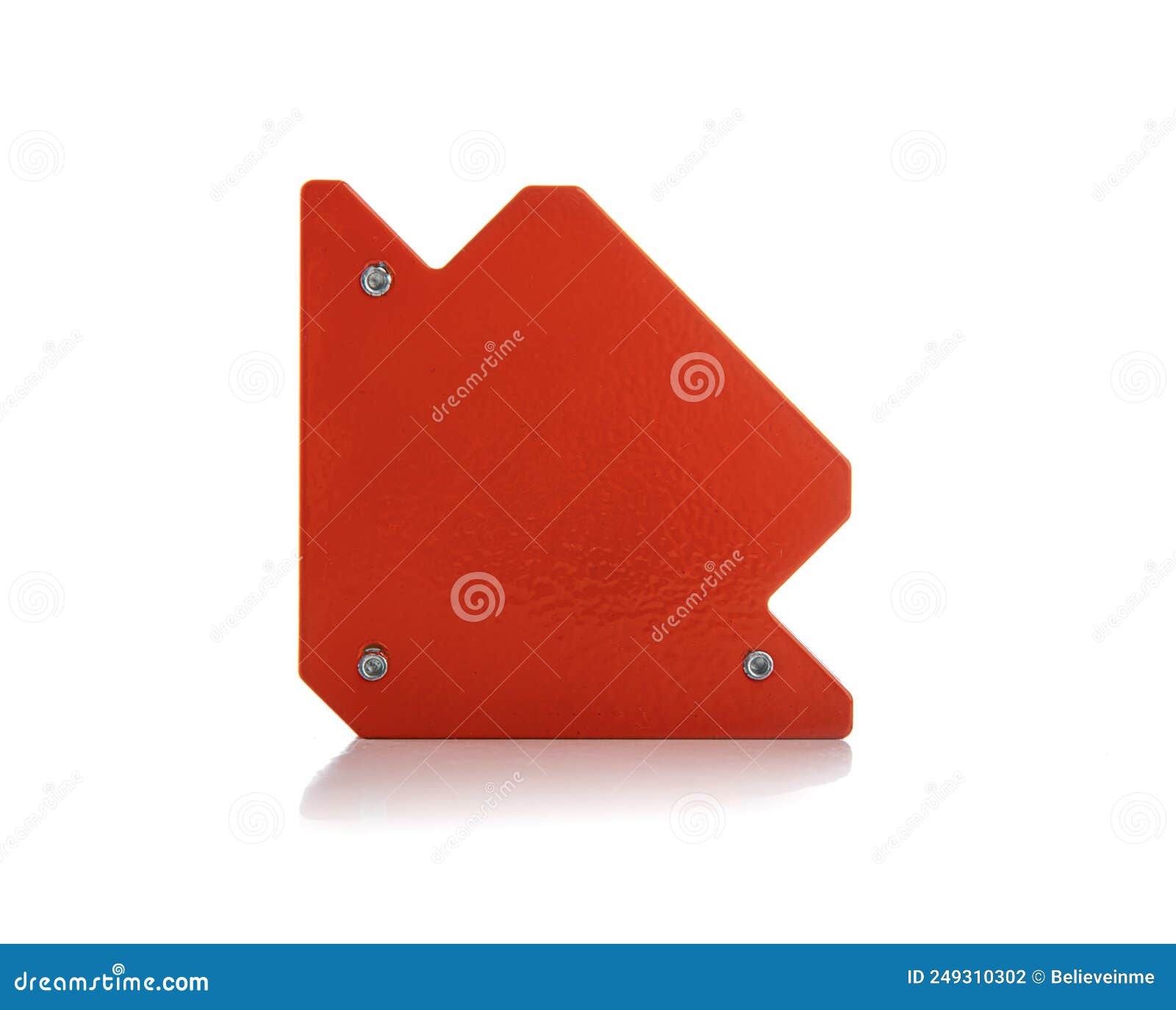 Magnetic Corner for Welding Isolated on White. Stock Photo - Image of ...