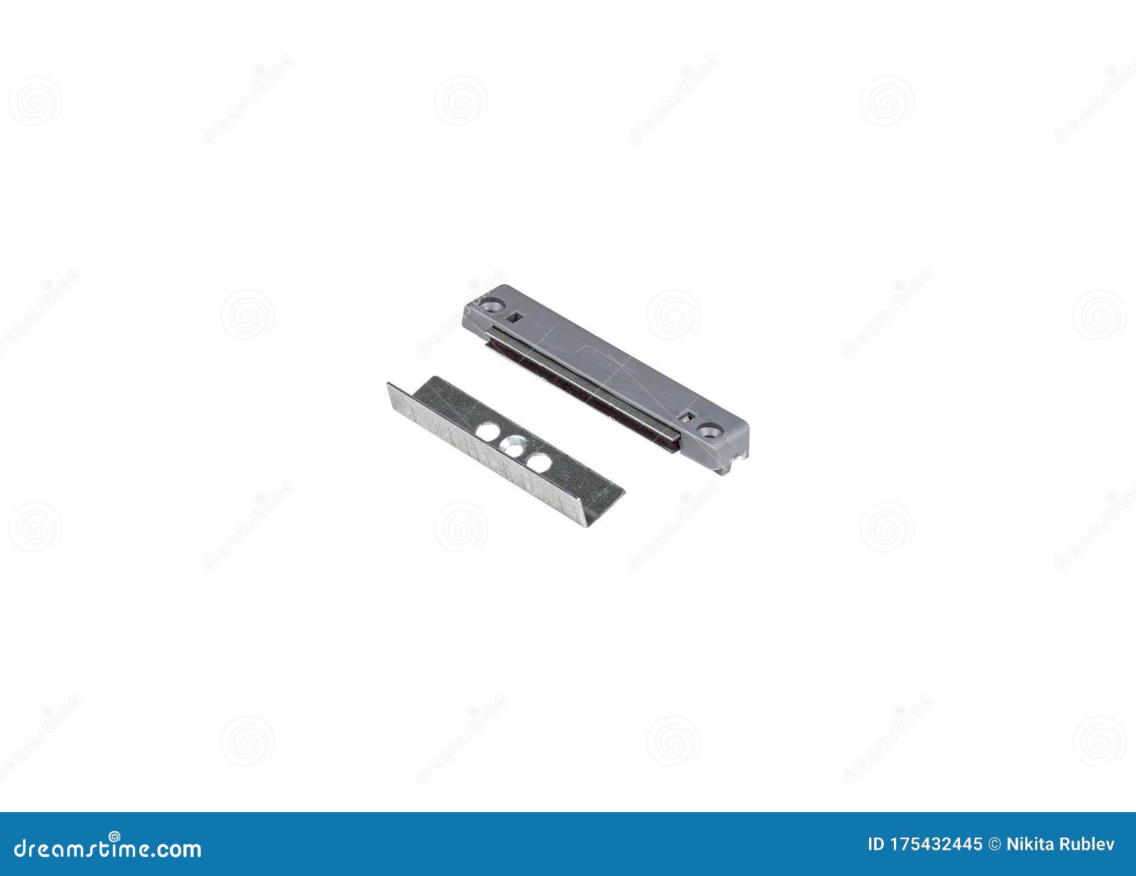 Magnetic Door Window Lock Isolated on White Background Stock Image ...