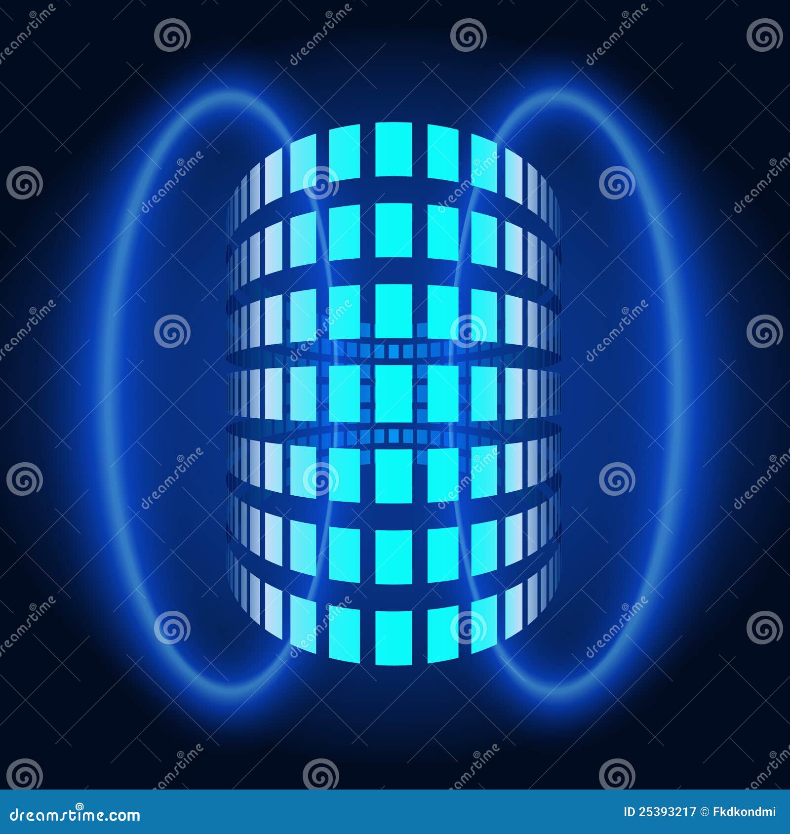 Magnetic field. stock vector. Illustration of background - 25393217