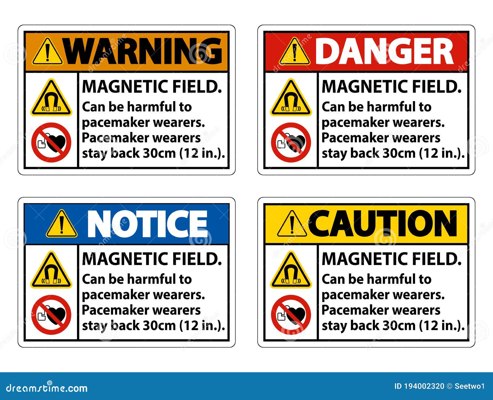 Pacemaker Wearers Symbol Sign,Vector Illustration, Isolated On White ...