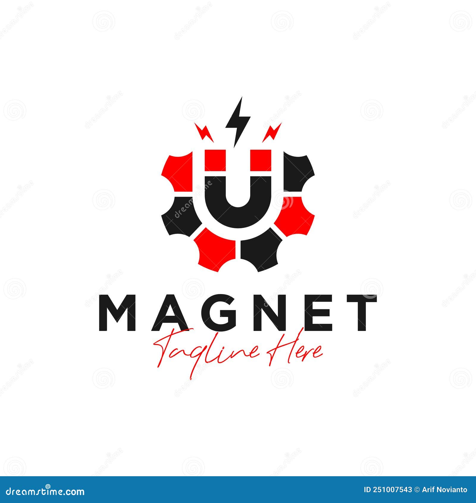 Magnetic Logo Vector Illustration | CartoonDealer.com #109714024