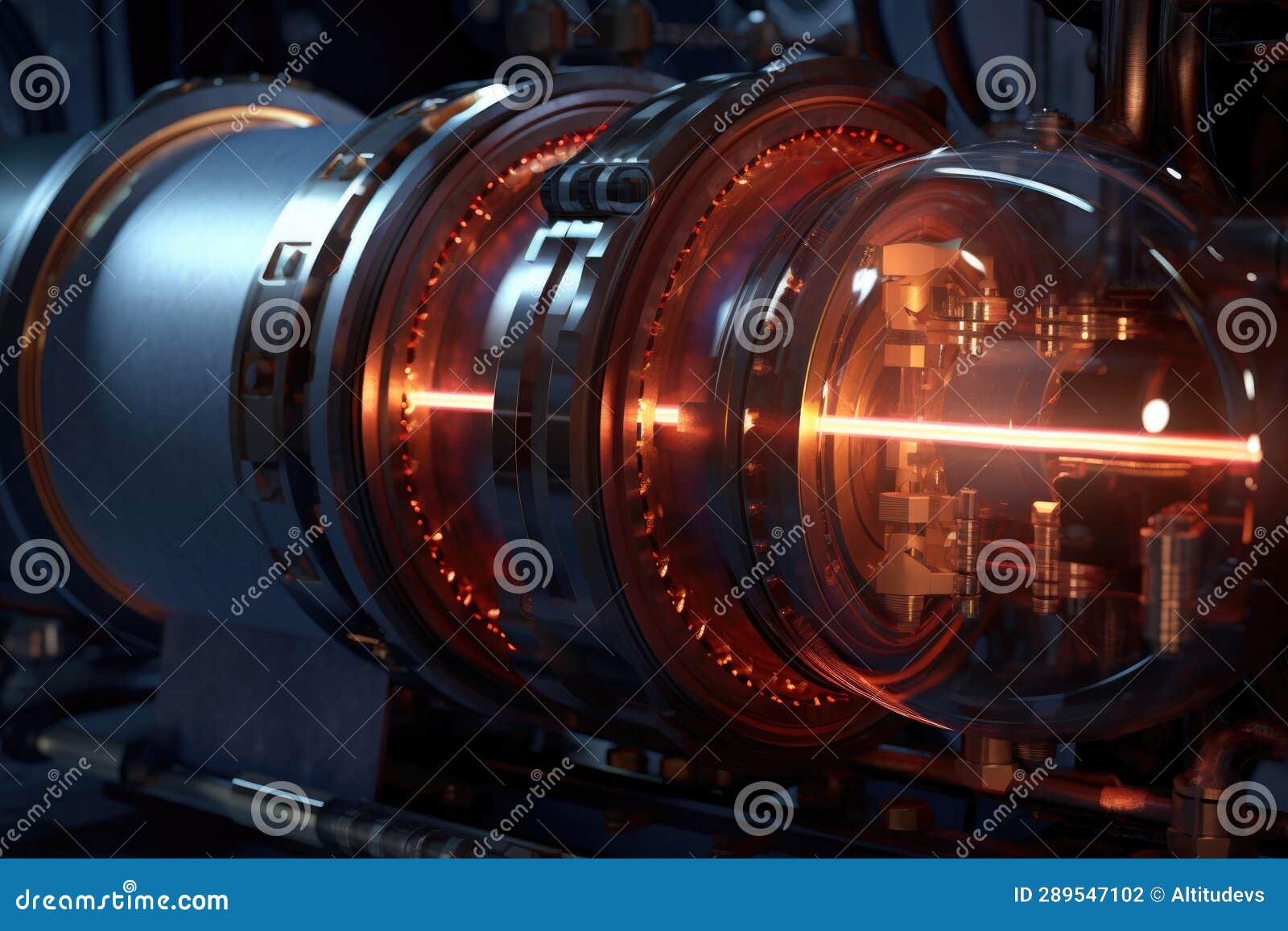 Magnetic Field Propulsion System Close-up Stock Photo - Image of system ...