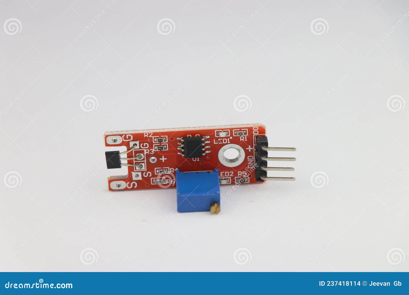 Magnetic Field Sensor Module For Arduino Projects With Variable
