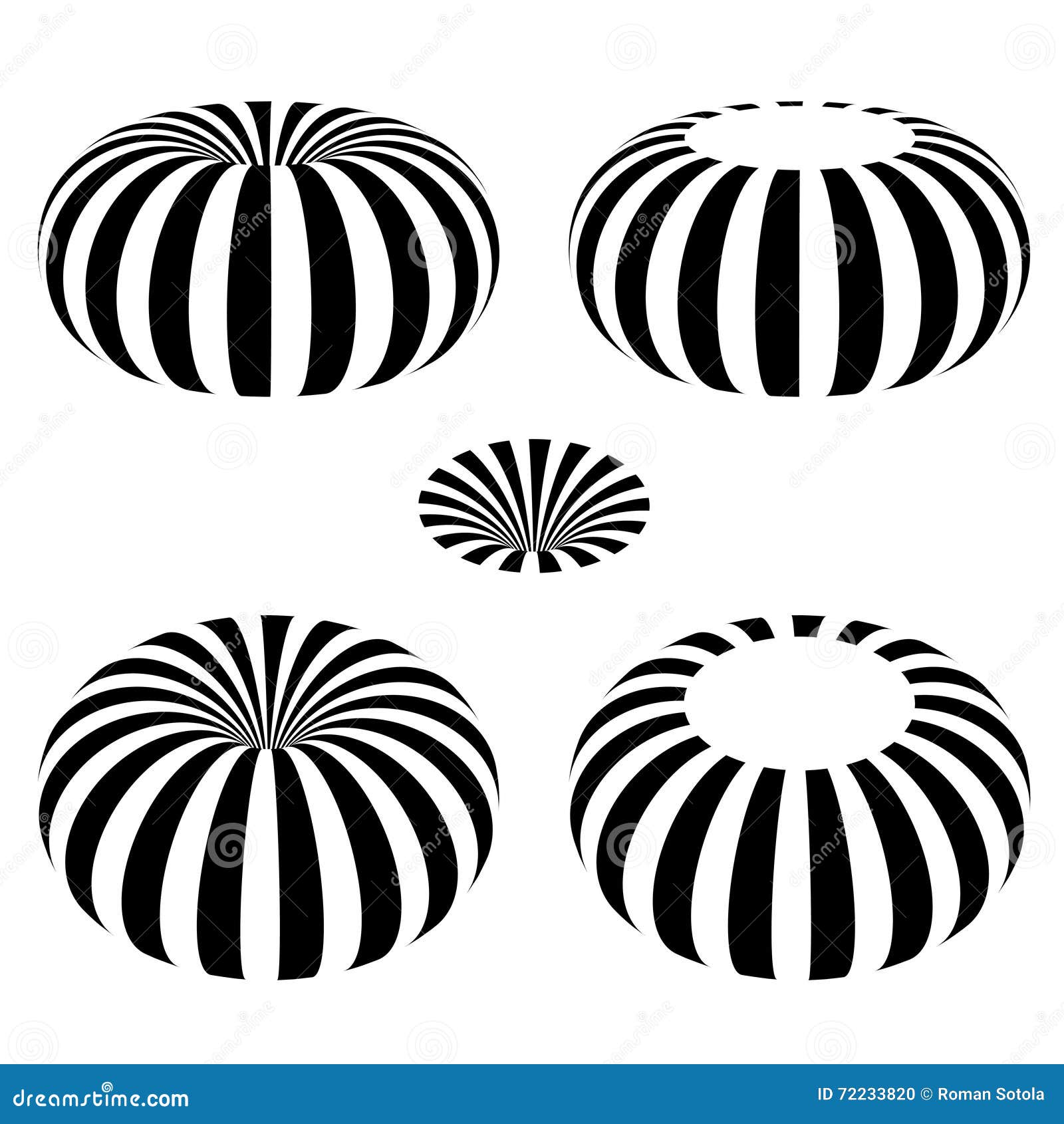 Magnetic Field Toroid Black Symbol Stock Vector - Illustration of ...