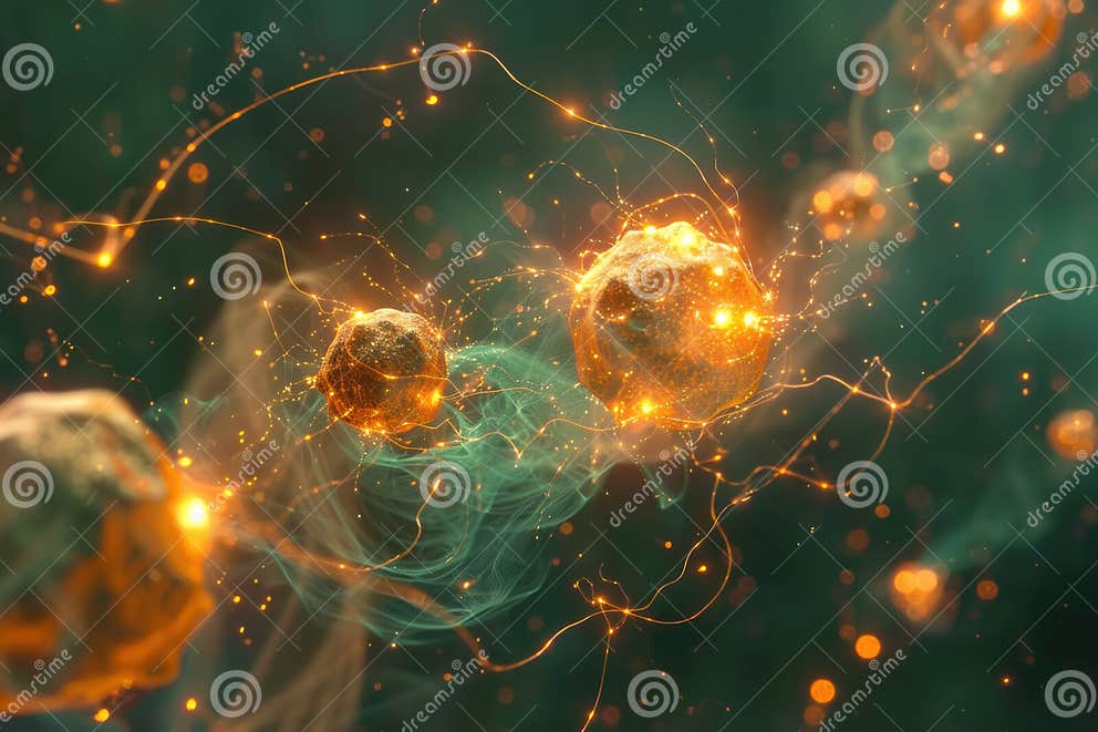 Magnetic Fields Concept with Dynamic Energy Flow, Glowing Force Lines ...