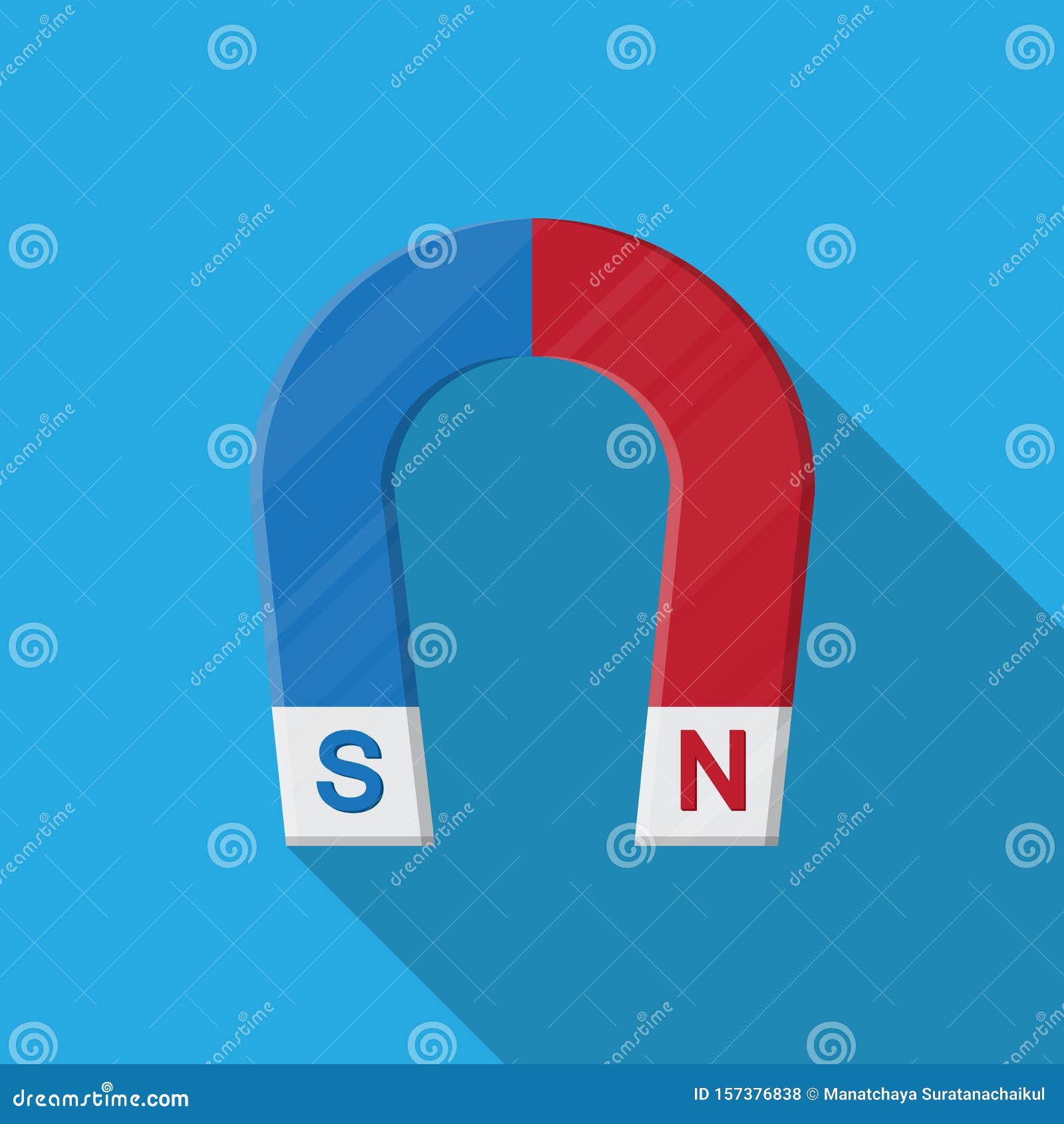 Magnetic icon. stock illustration. Illustration of concept - 157376838