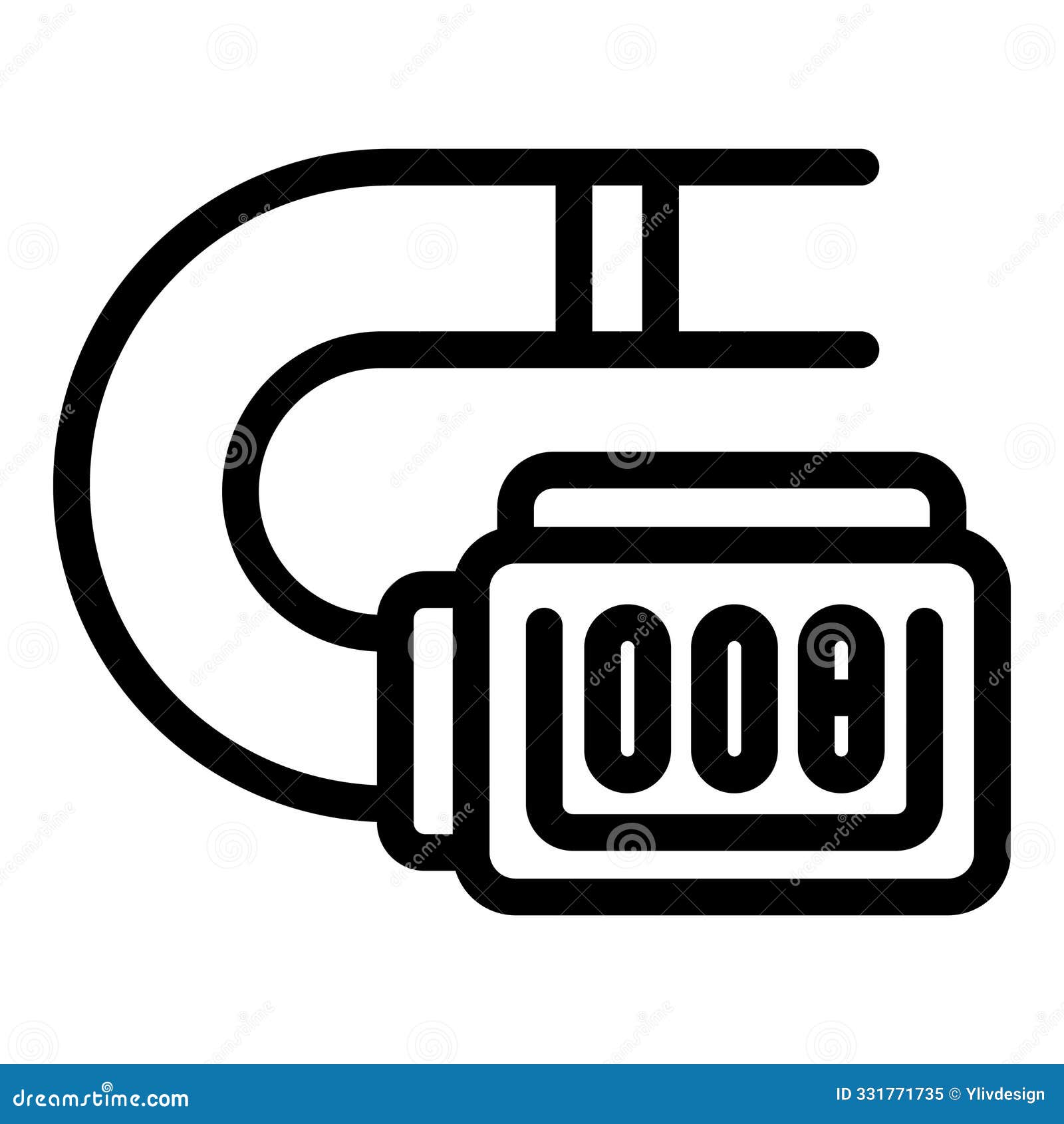 Magnetic Key Card Access Control System Icon Stock Vector ...