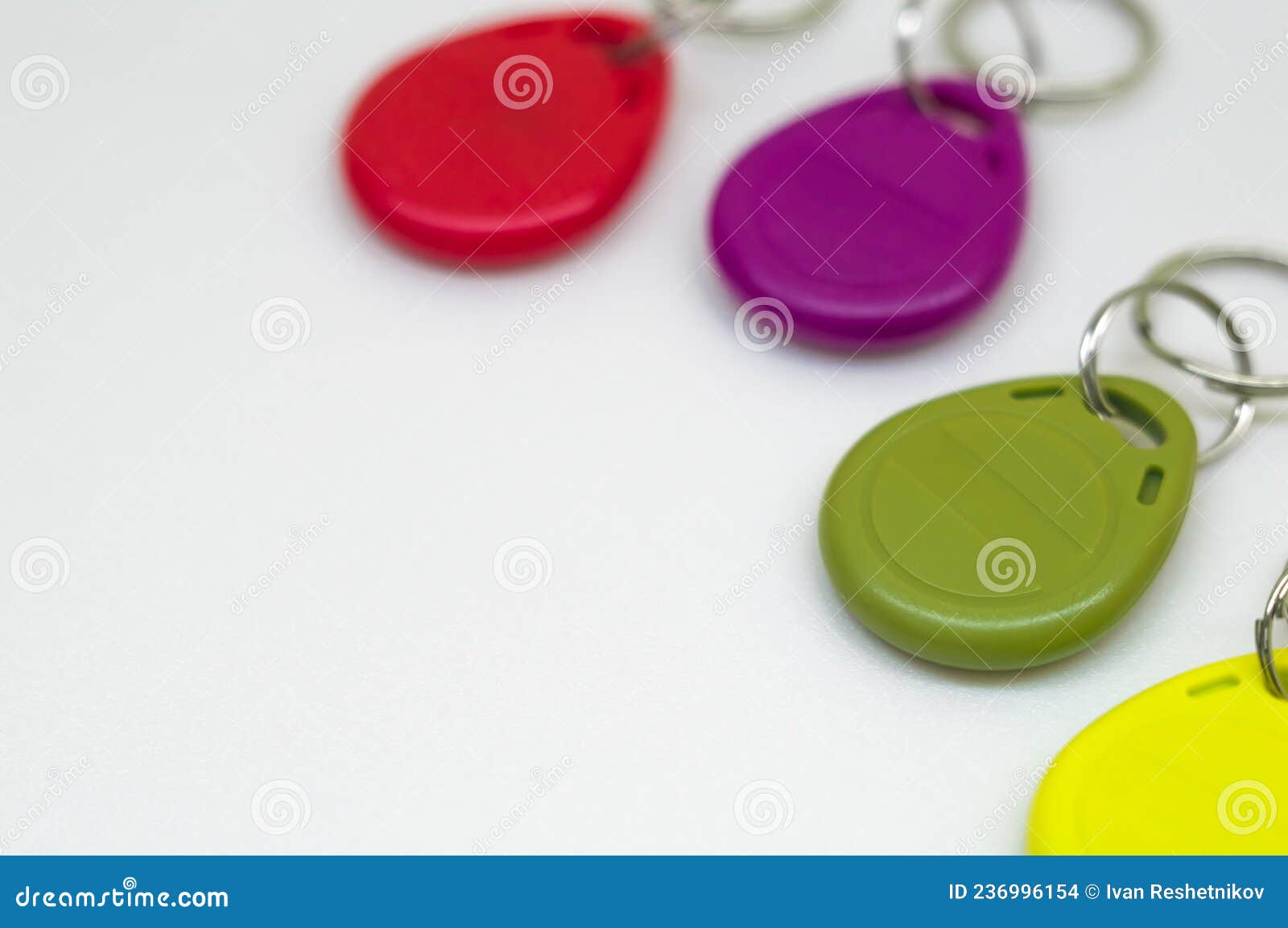 Magnetic Key for the Door Intercom. Multicolored Programmable Chip Keys ...