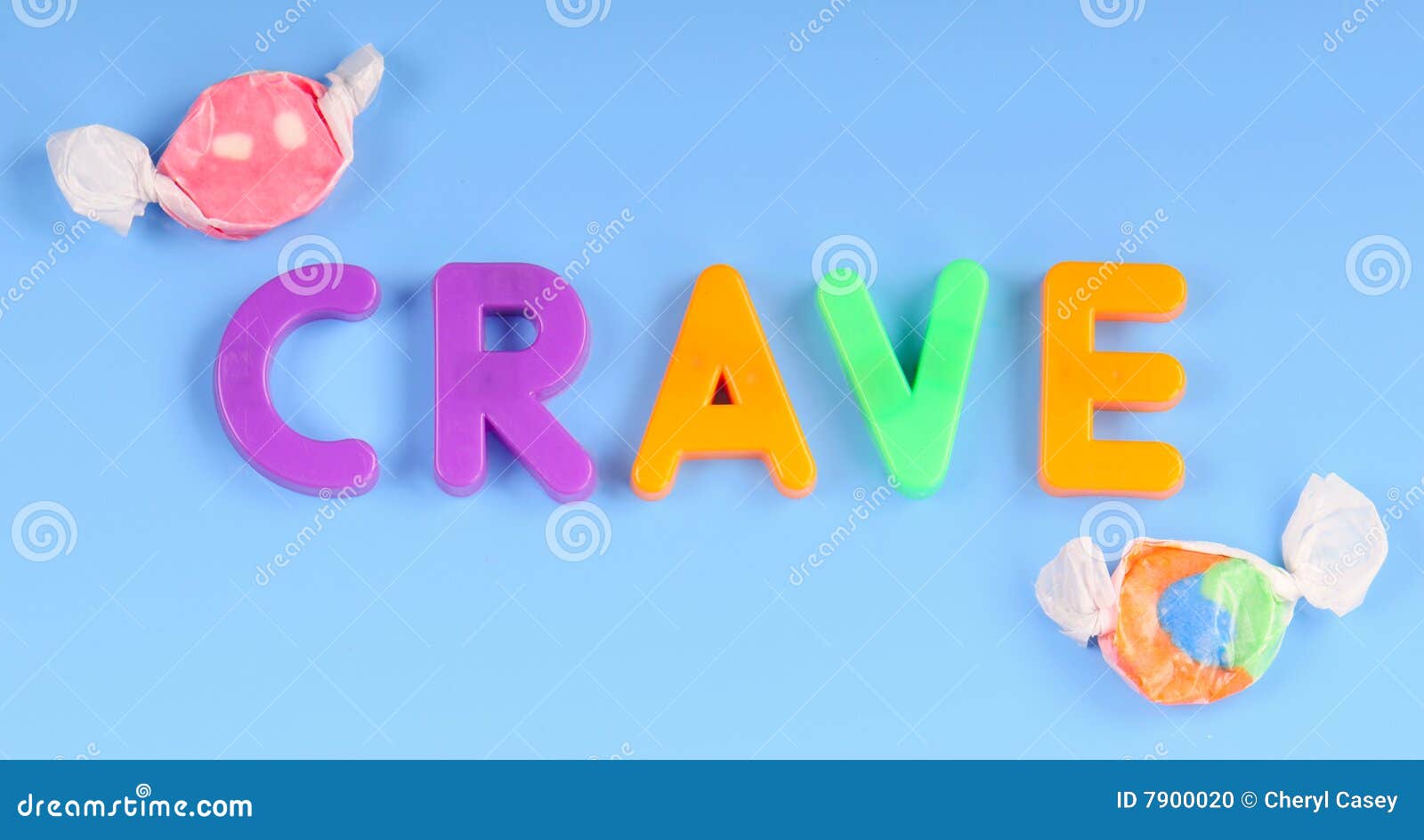 Magnetic Letters Spelling Crave Stock Photo - Image of crave, craving ...