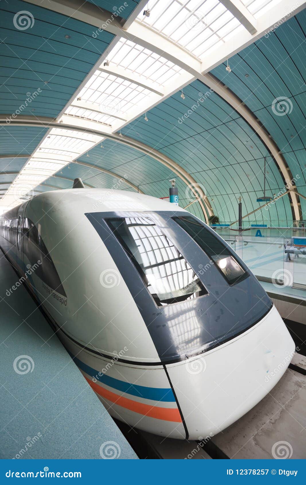 Magnetic levitation train stock image. Image of rapid - 12378257