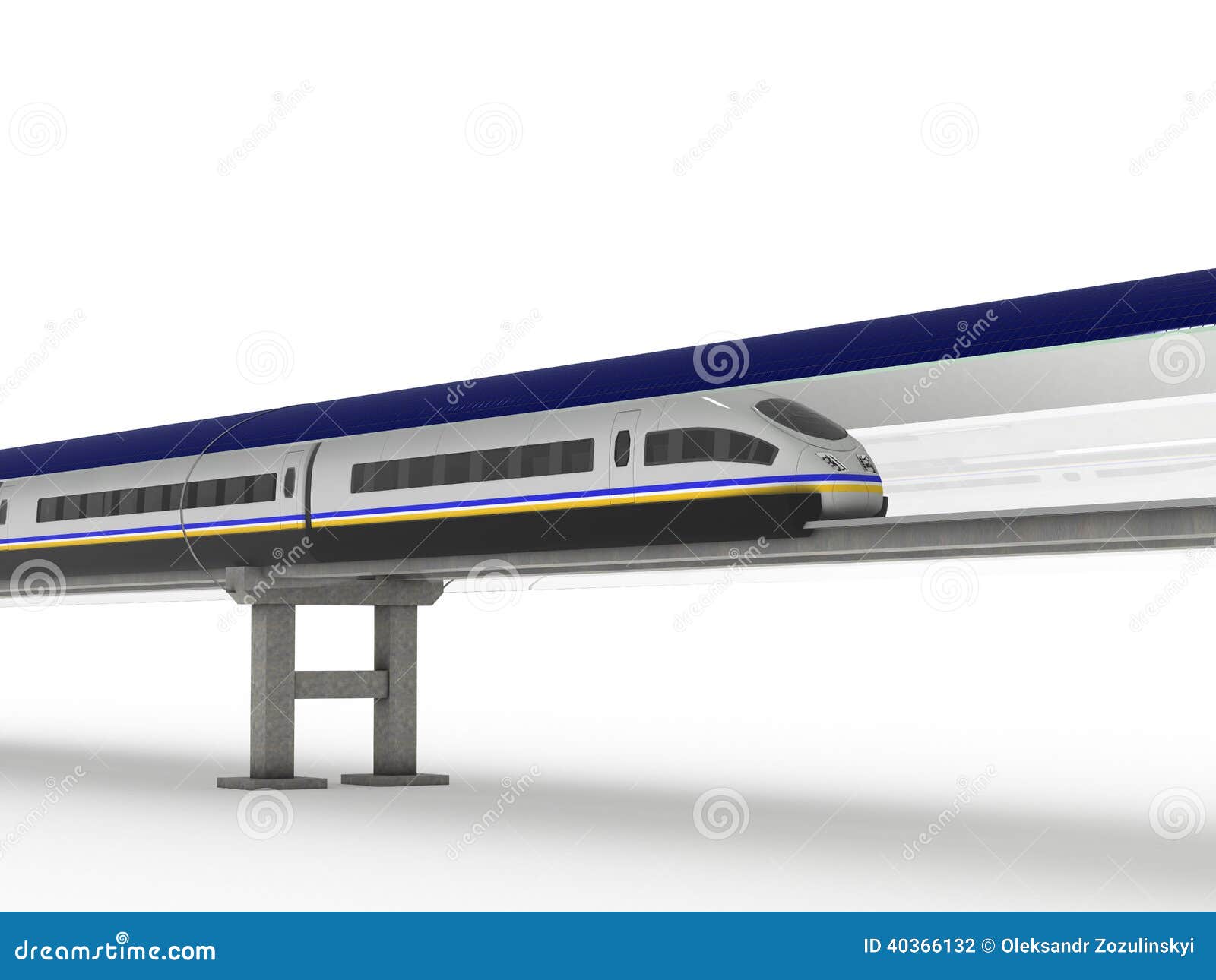 Magnetic Levitation Train #2 Stock Photo - Image of subway, motion ...