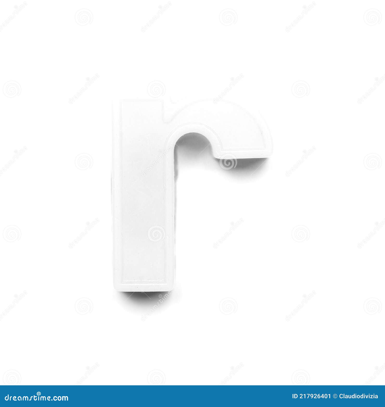 Magnetic Lowercase Letter R in Black and White Stock Image - Image of ...