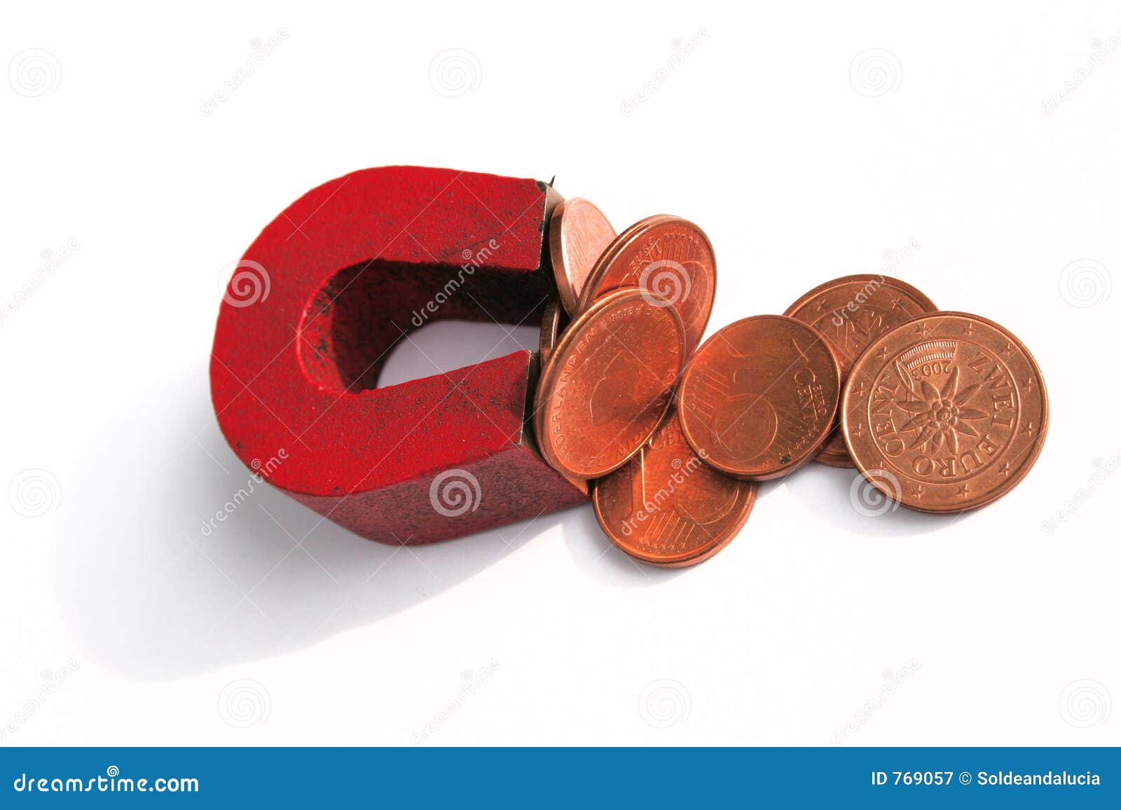 Magnetic Money stock image. Image of dollars, profits, business - 769057