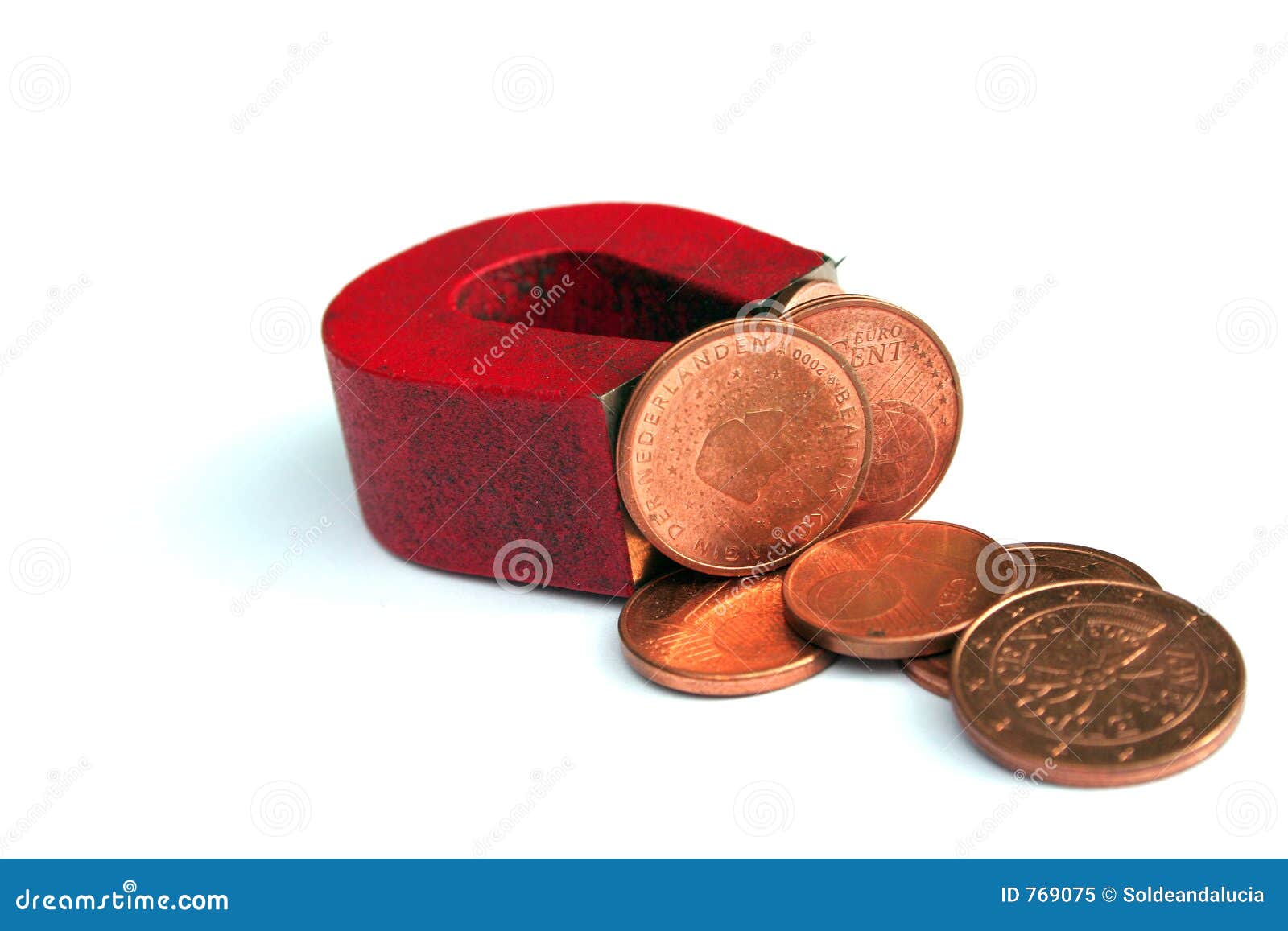 Magnetic Money stock image. Image of deweerd, investment - 769075