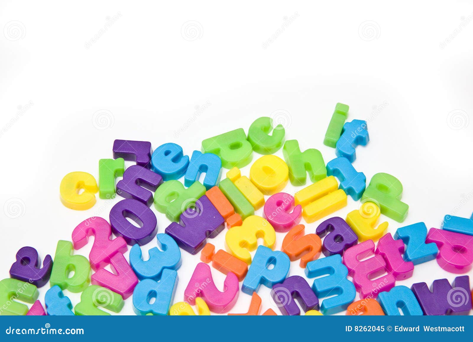 Magnetic Numbers and Letters Stock Image - Image of colour, magnet: 8262045