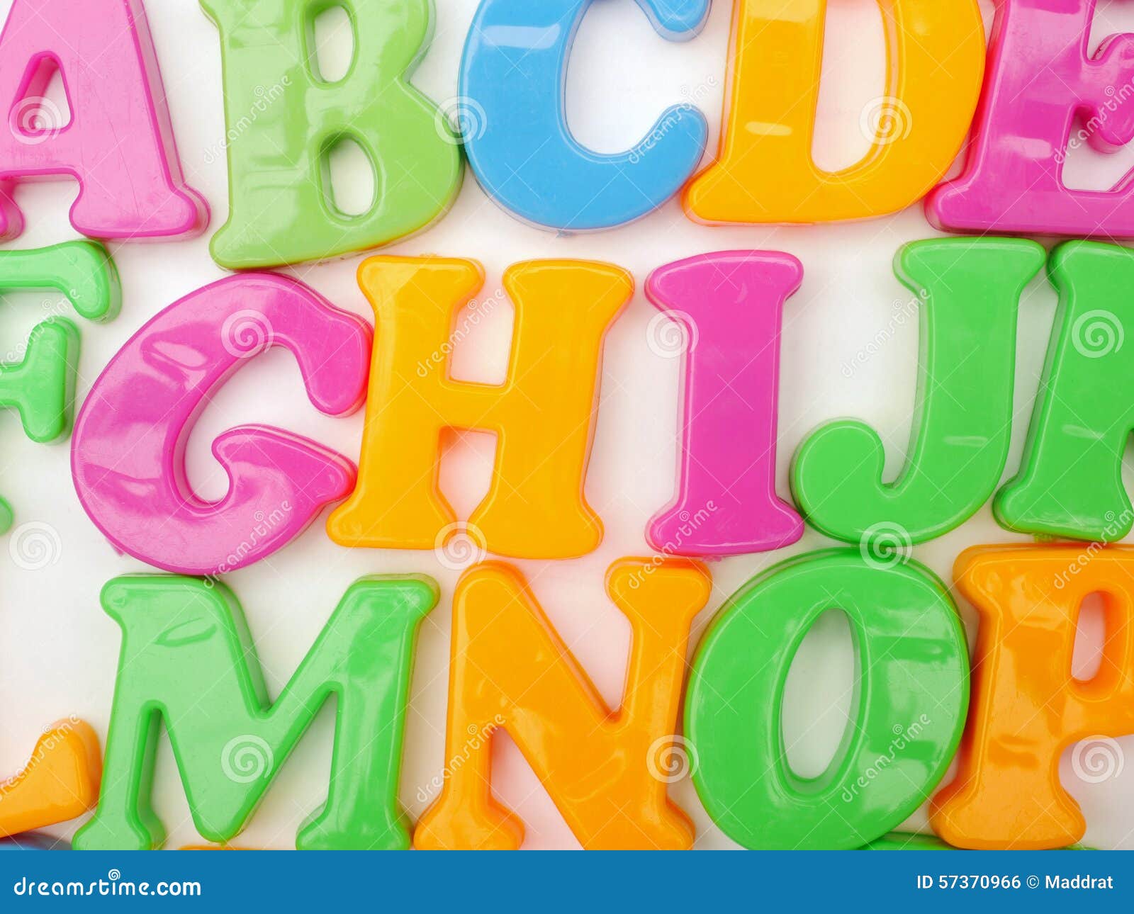 Magnetic Plastic ABC Letters Stock Photo - Image of colored, alphabet ...