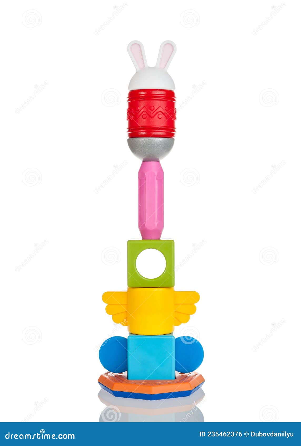 Magnetic Pyramid Toy for Children with Various Blocks for Assembling ...