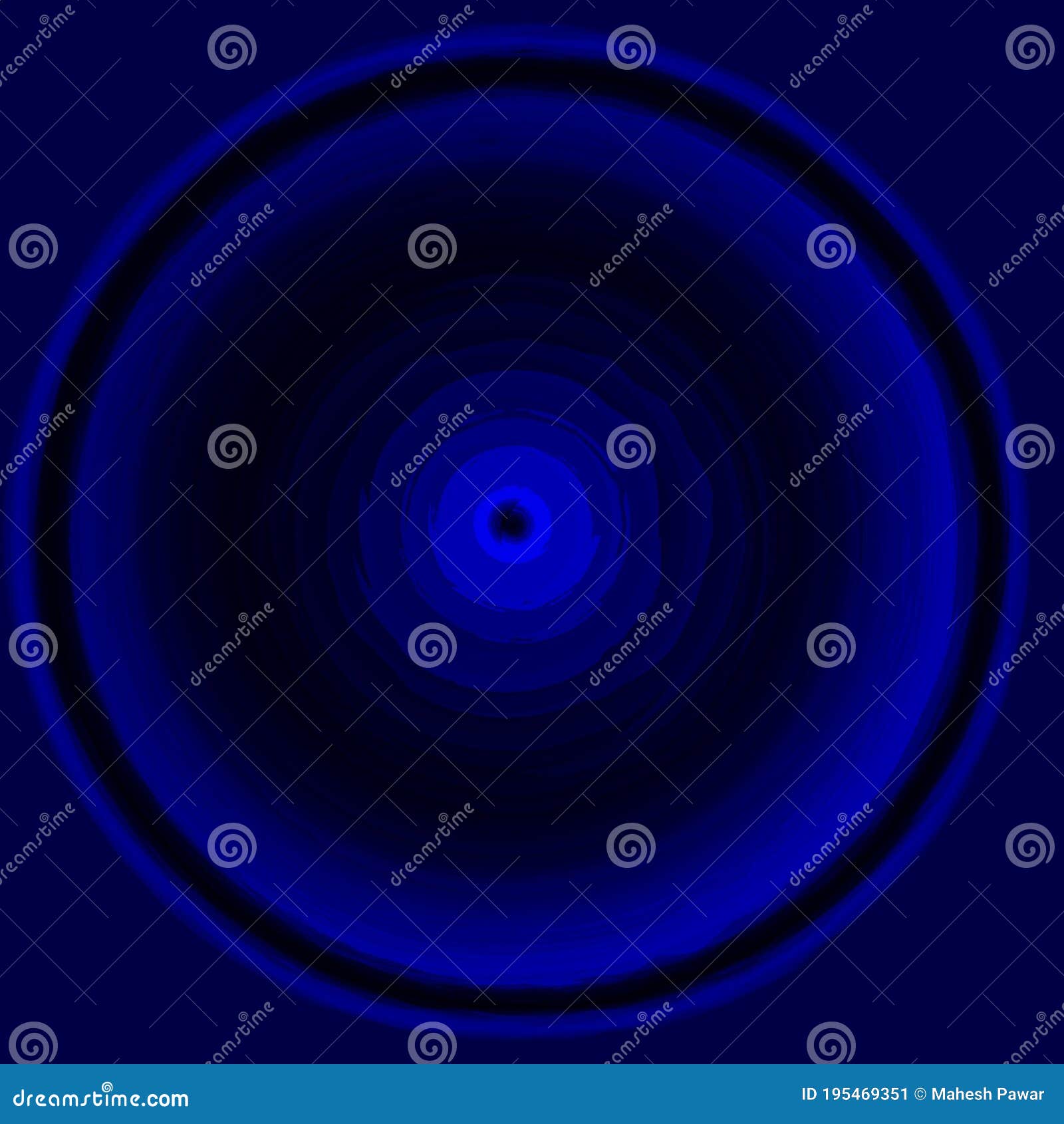 Magnetic Radiating Pattern with Blue Shade Symmetry Concentration ...
