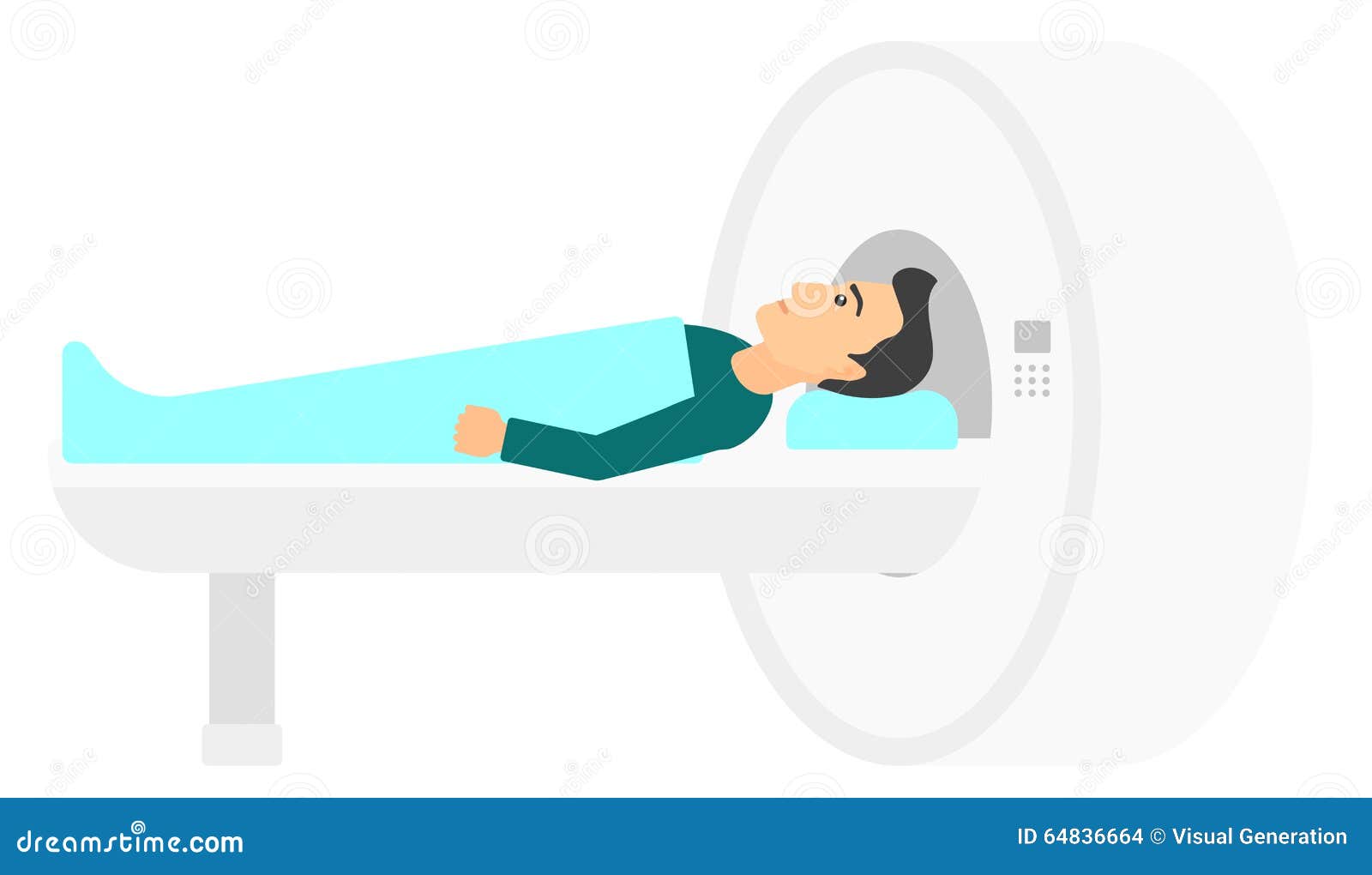 Magnetic resonance imaging stock vector. Illustration of magnetic ...