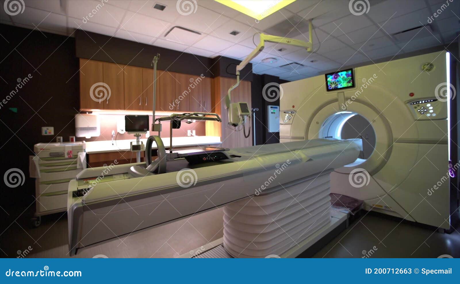Magnetic Resonance Imaging Room Stock Image - Image of radiology ...
