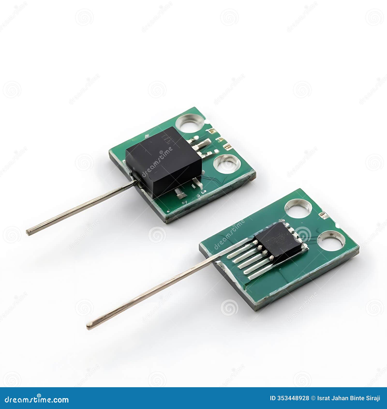 Magnetic Sensor (Hall Effect) Isolated on a White Background Stock ...