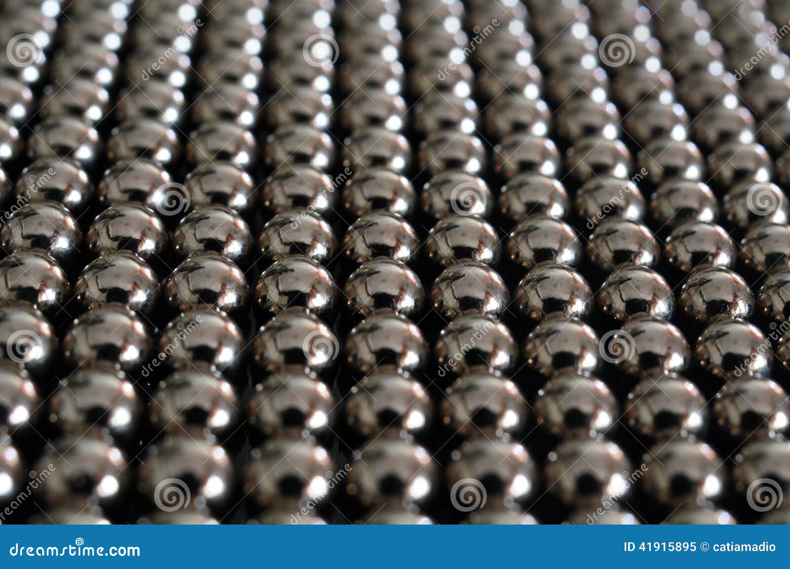Magnetic spheres stock image. Image of silver, metallic - 41915895