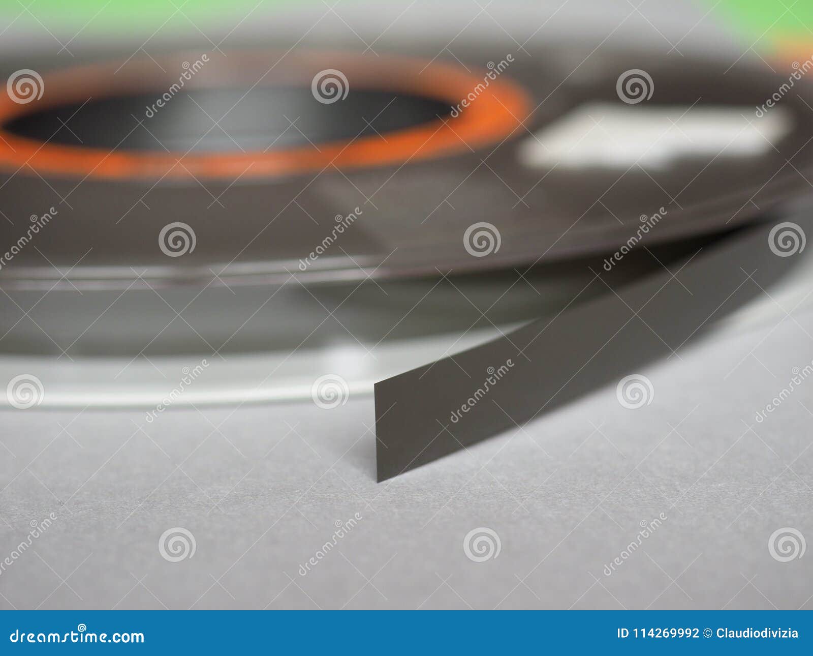 Magnetic tape reel stock photo. Image of personal, backup - 114269992