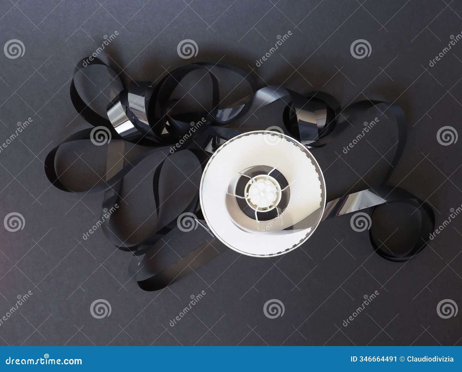 Magnetic tape tangle stock image. Image of vintage, reel - 346664491