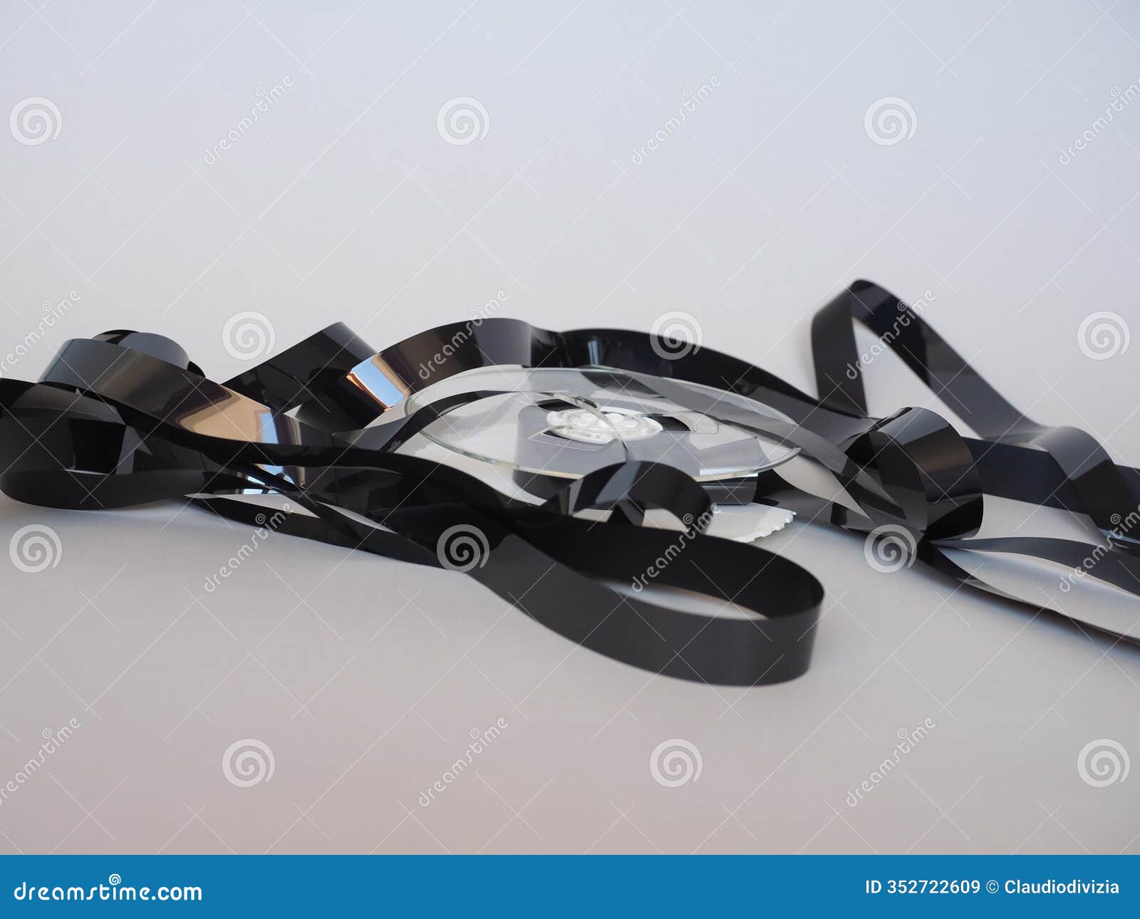 Magnetic tape tangle stock image. Image of cassette - 352722609